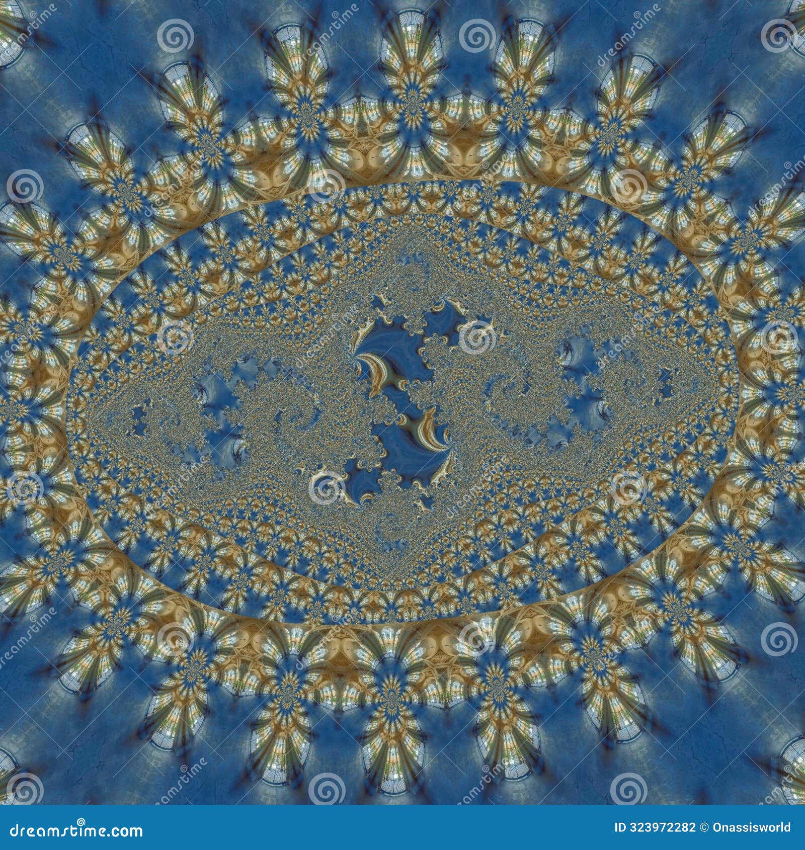 Blue Based Abstract Background Template Blurry Shapes Stock Photo ...