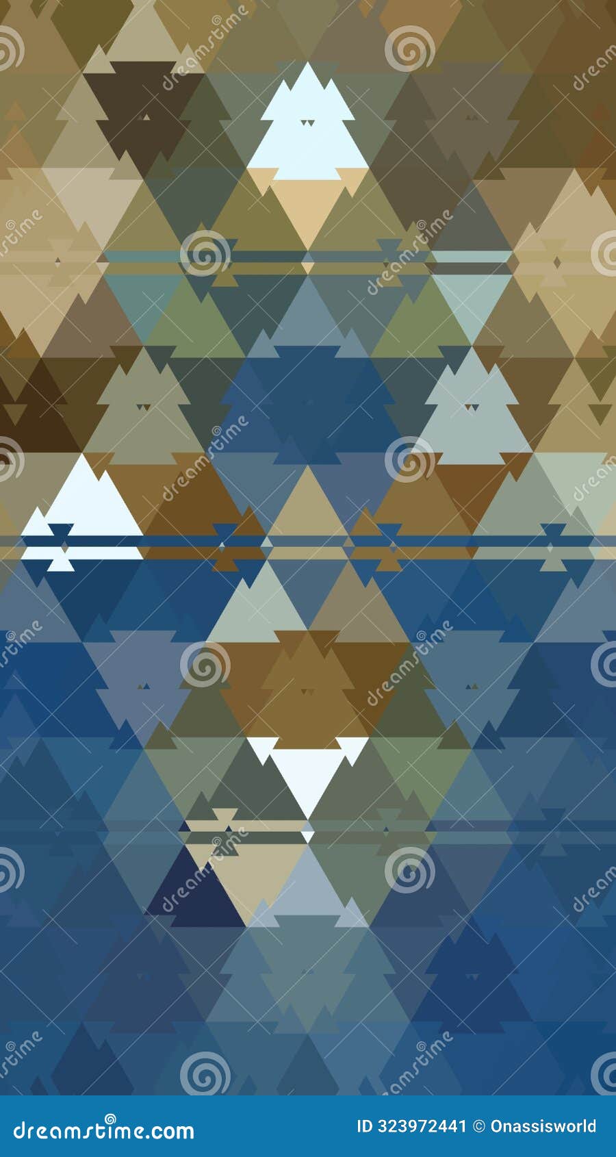 Blue Based Abstract Background Template Blurry Shapes Stock Image ...