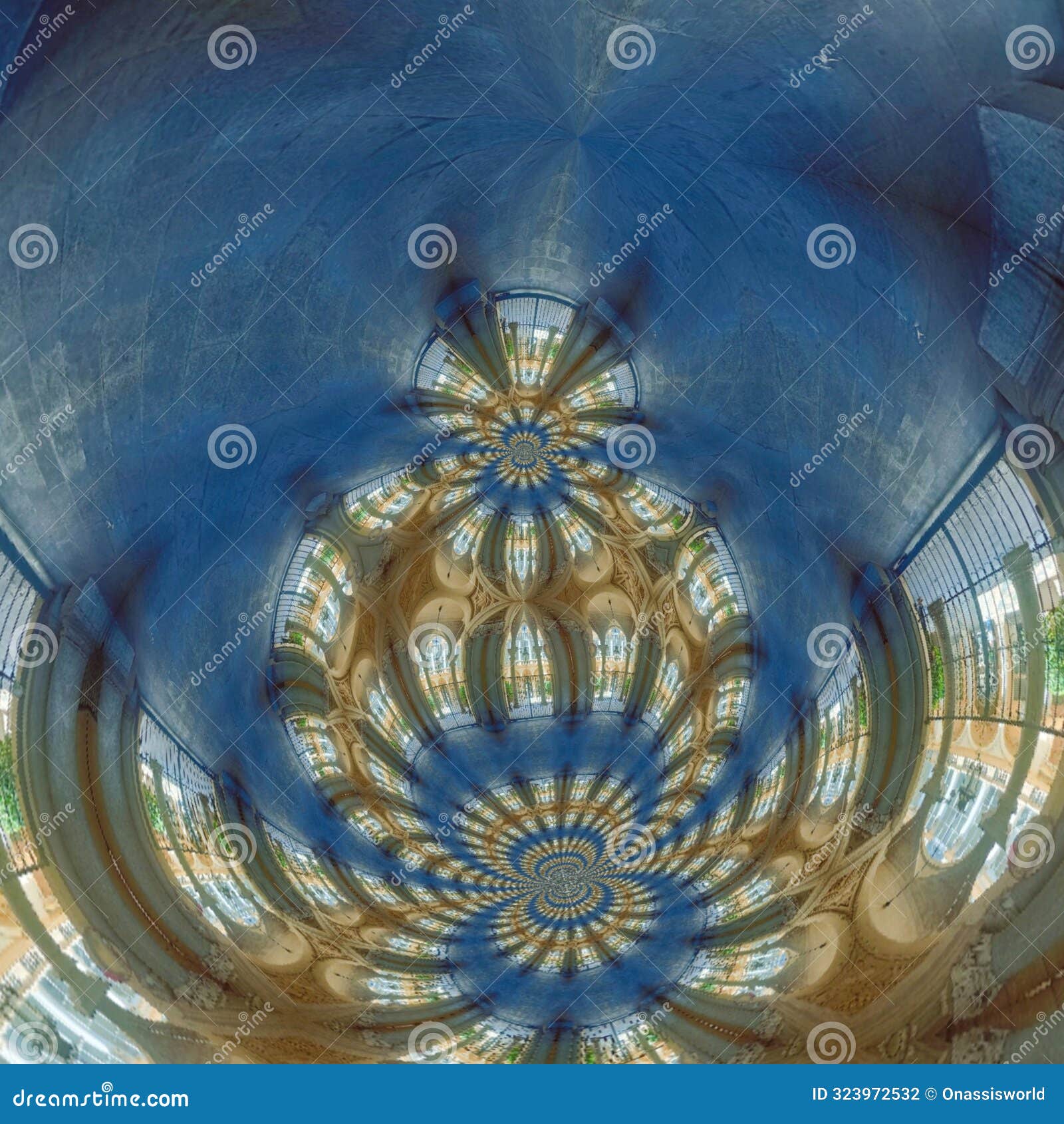 Blue Based Abstract Background Template Blurry Shapes Stock Photo ...