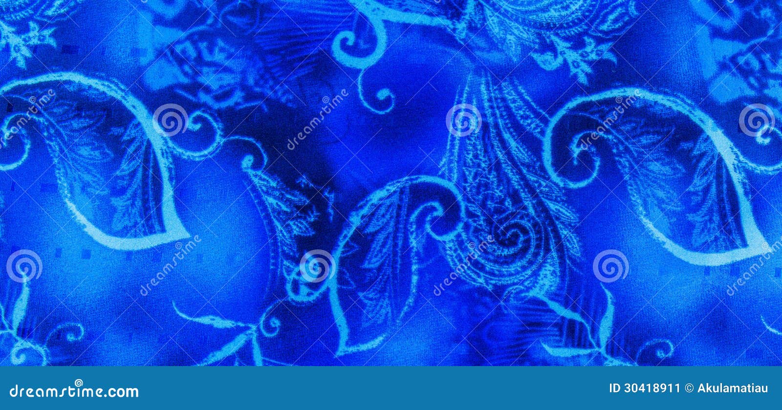 Blue Based Batik Abstract stock image. Image of beautiful - 30418911