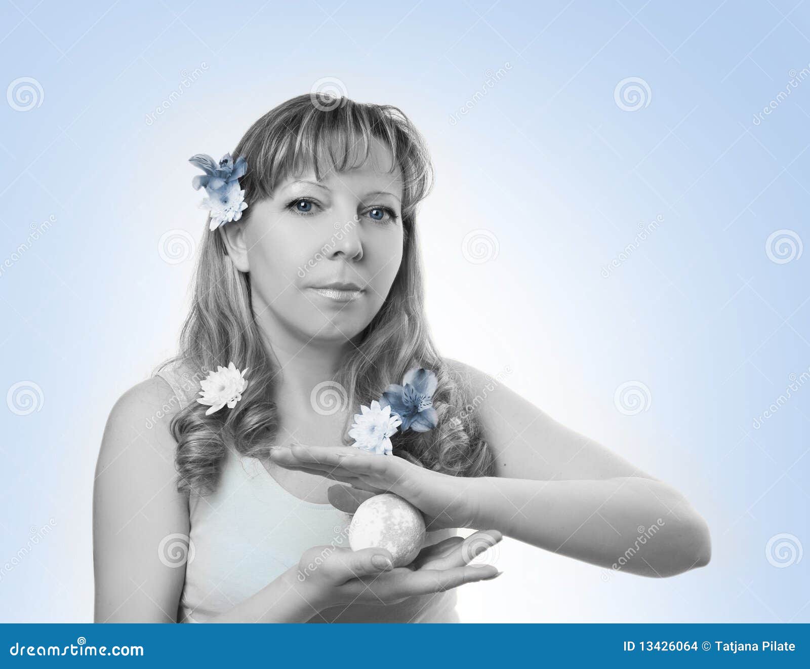 Blue bath ball stock photo. Image of close, cosmetics - 13426064