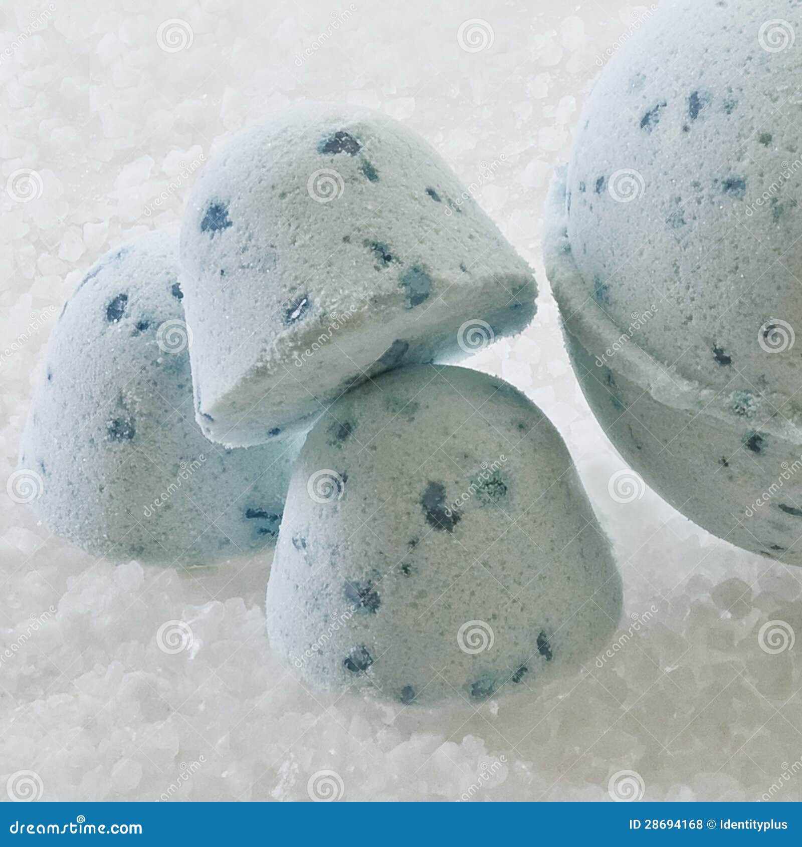 Blue bath balls stock photo. Image of reflection, treatment - 28694168