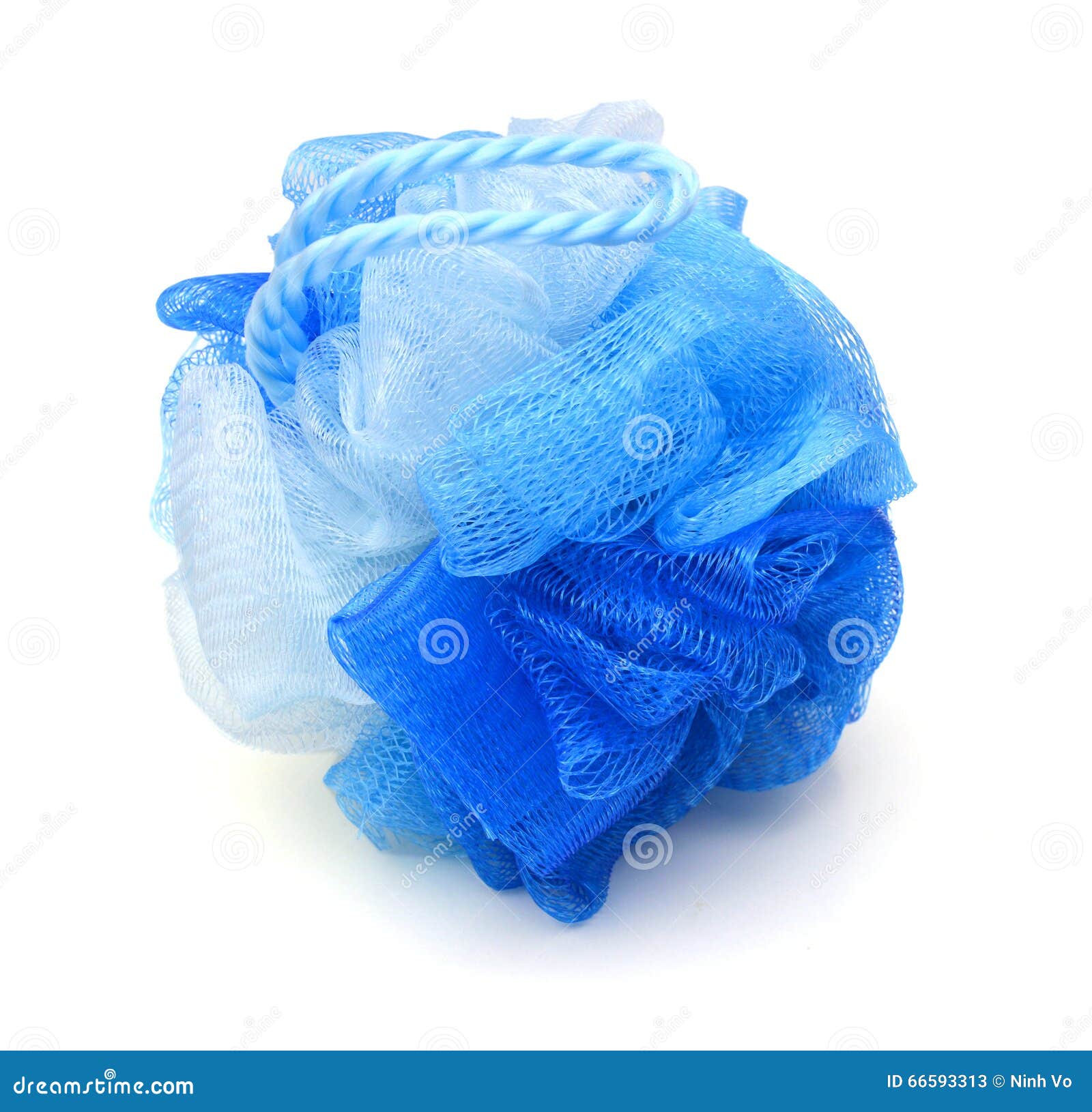 Blue bath puff stock image. Image of puff, products, health - 66593313