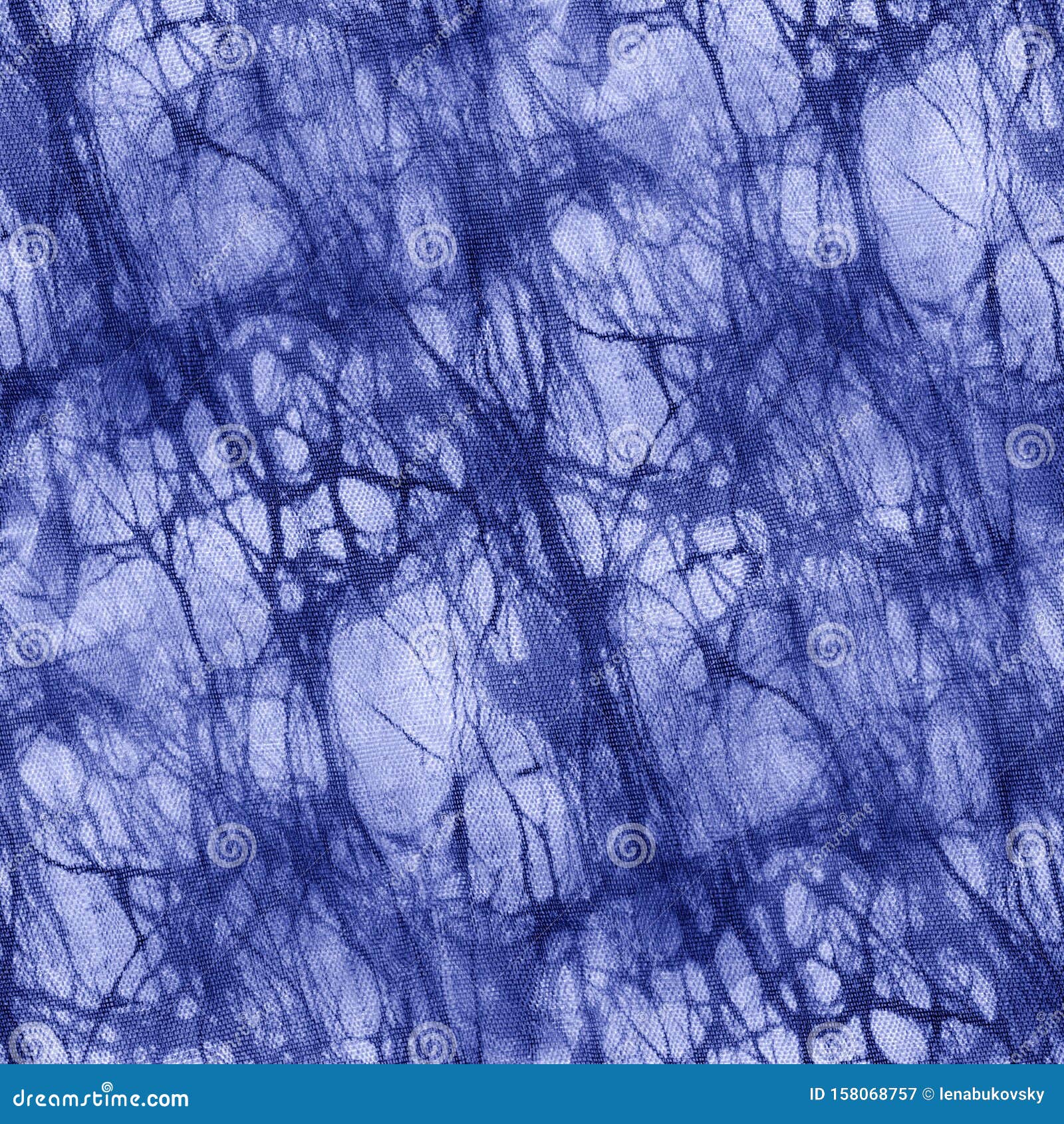 Batik Fabric Texture - Seamless Background Stock Image - Image of ...