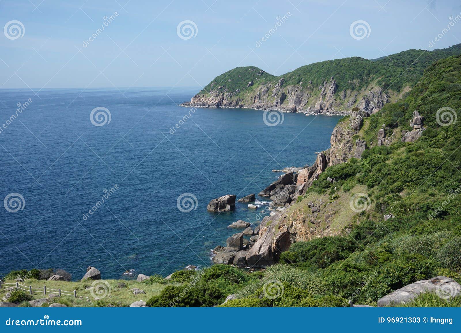 Blue bay stock image. Image of water, blue, summer, travel - 96921303