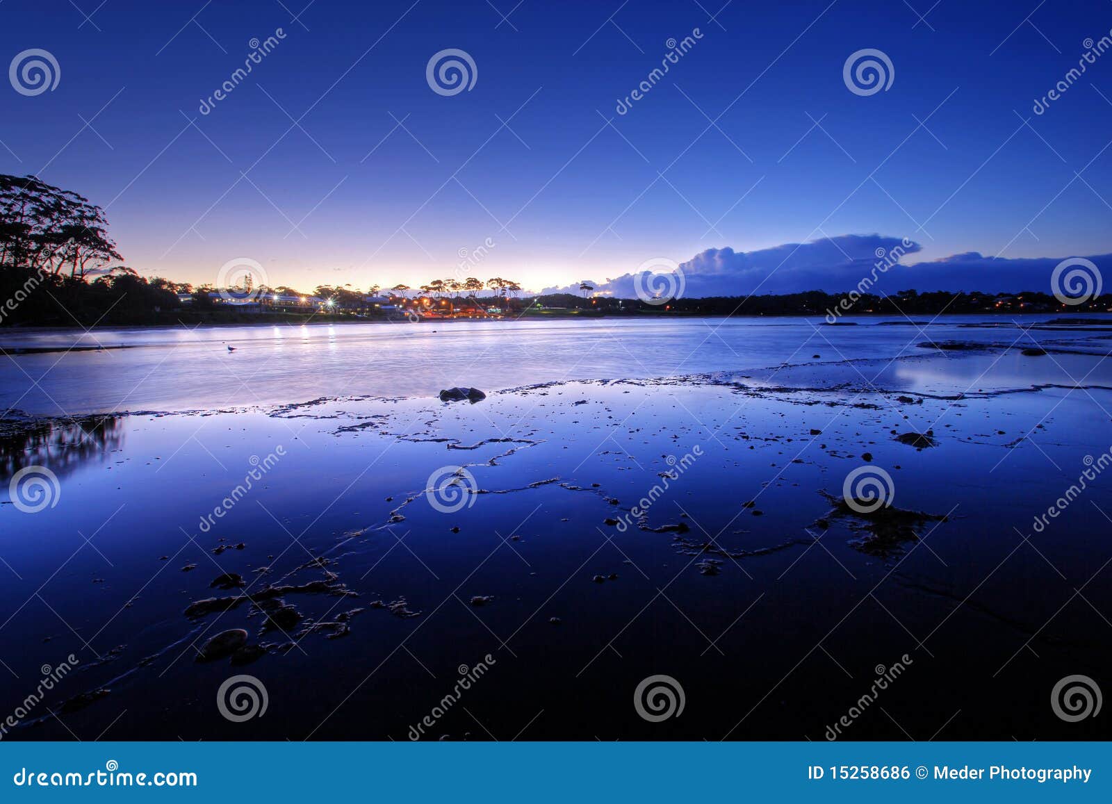 Blue beach stock photo. Image of nature, pristine, landscape - 15258686