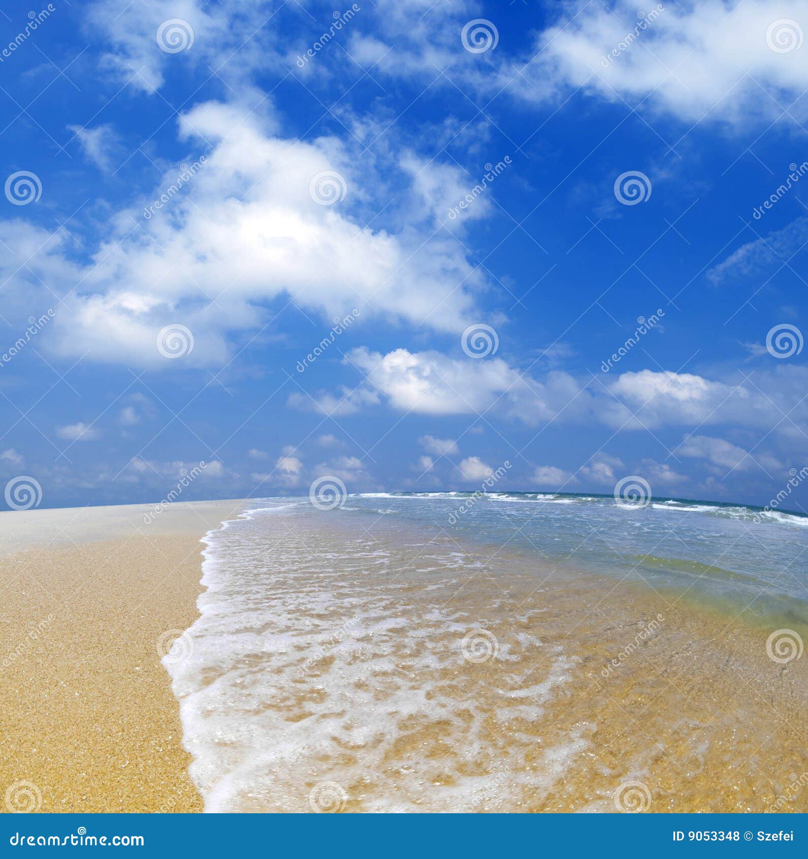 Blue Beach stock photo. Image of asia, exoticism, azure - 9053348