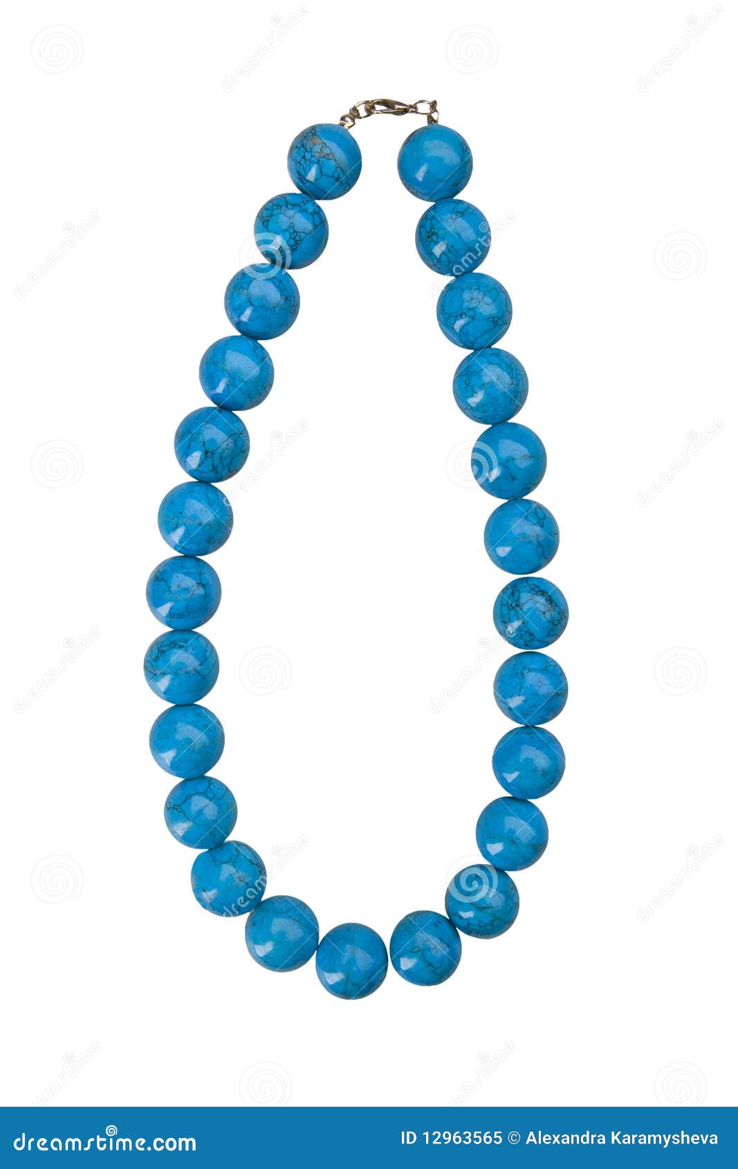 Blue beads stock image. Image of accessories, precious - 12963565