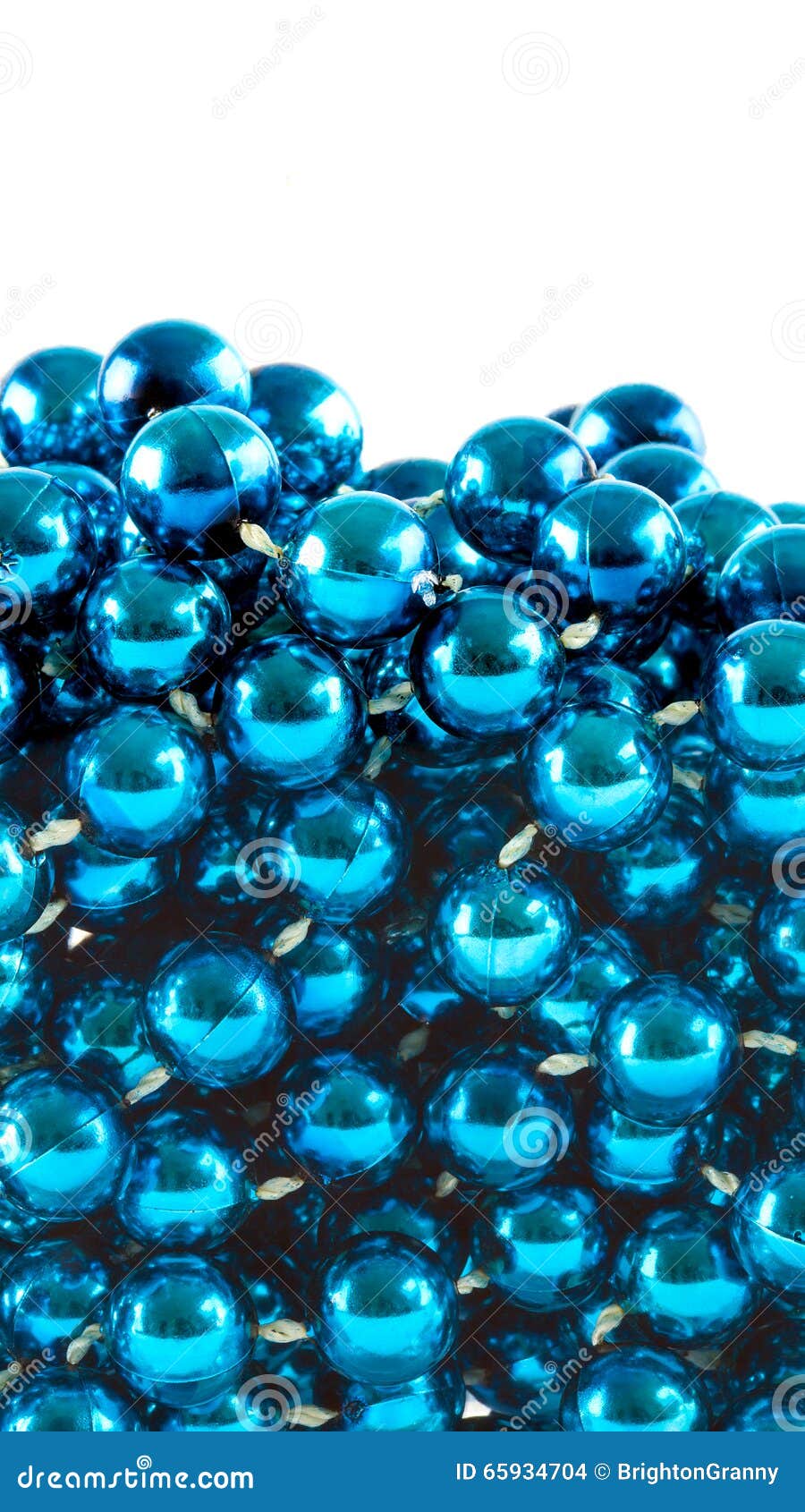 Blue beads stock photo. Image of shiny, close, colour - 65934704