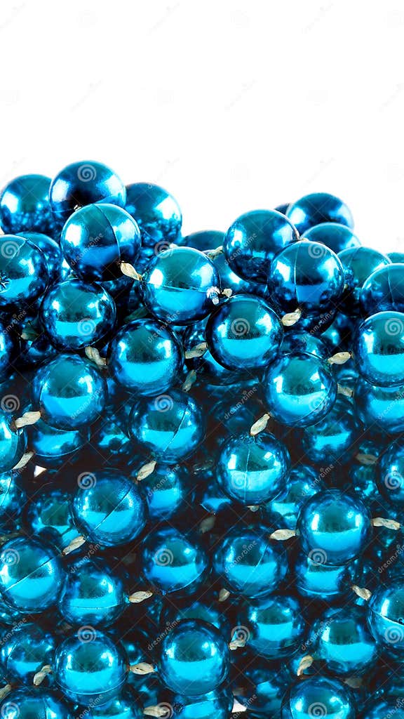 Blue beads stock photo. Image of shiny, close, colour - 65934704