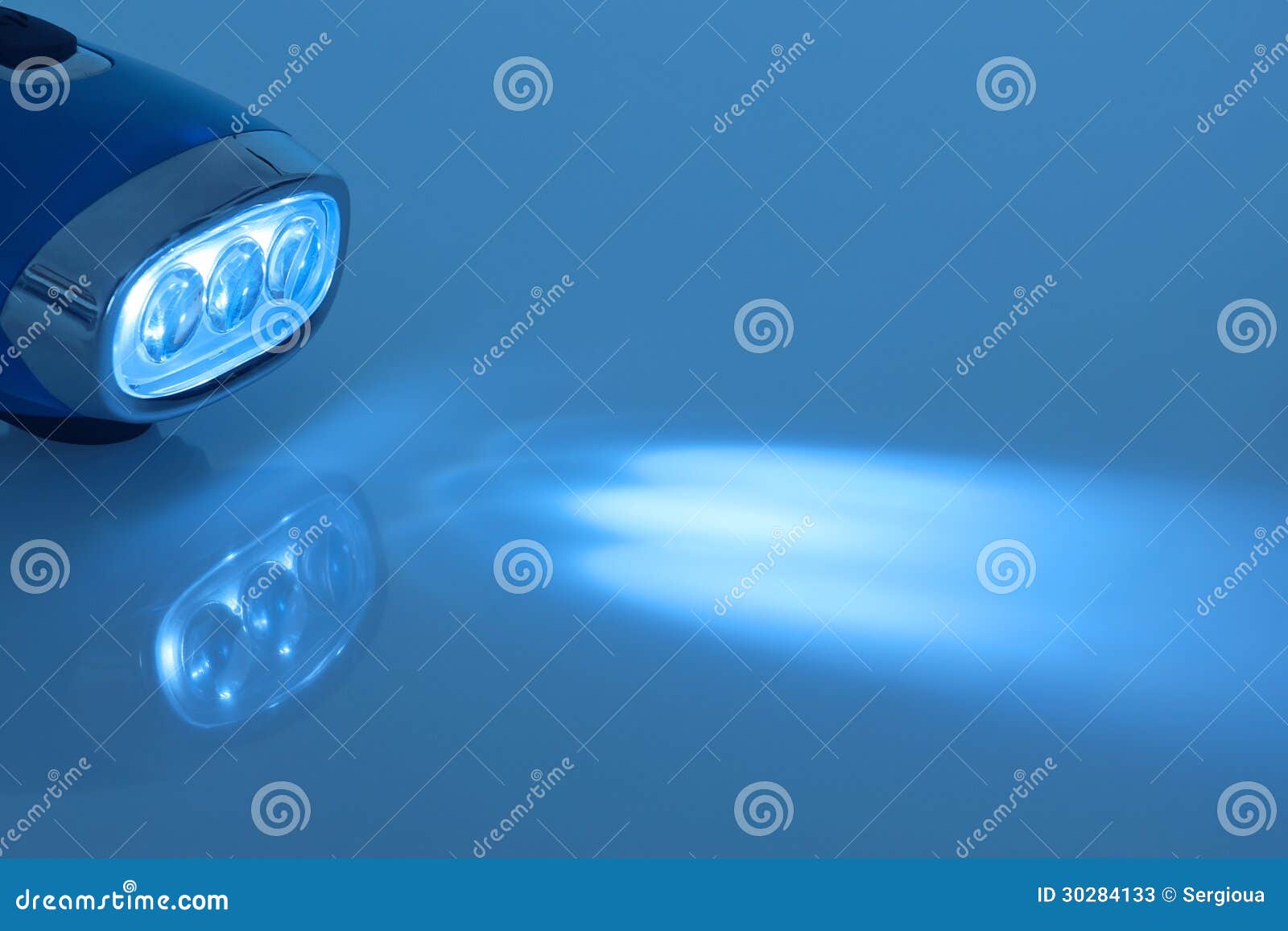 Beam of a flashlight. stock image. Image of light, dark - 30284133