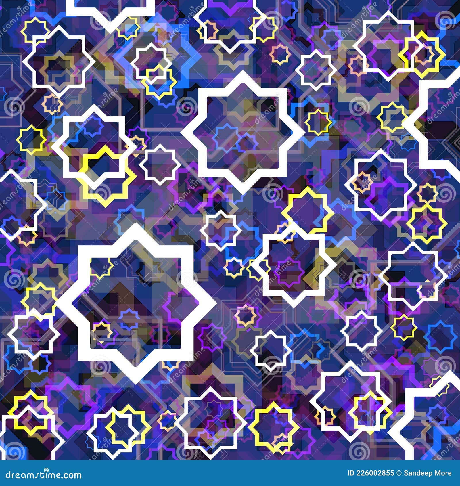 Blue Beautiful Color Star Background in New Modern Style Stock ...