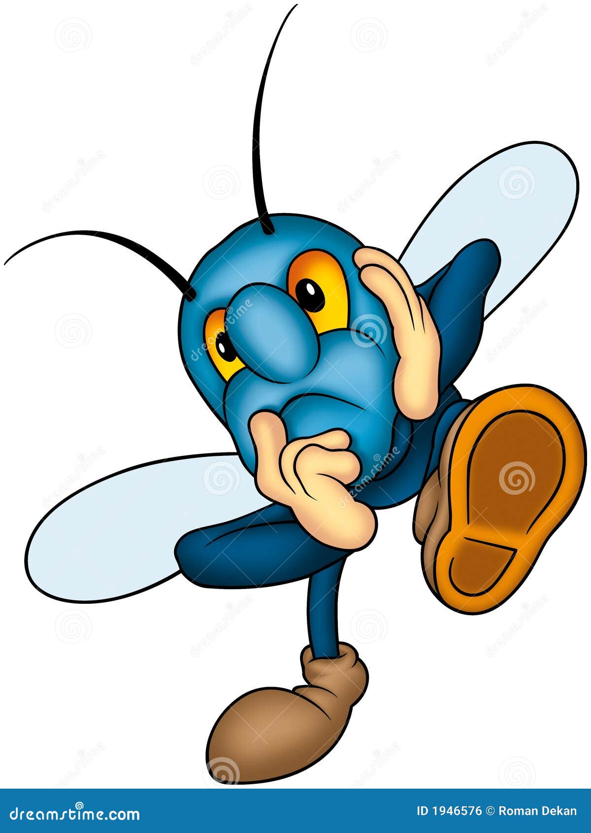 Blue Beetle Royalty-Free Cartoon | CartoonDealer.com #1946576