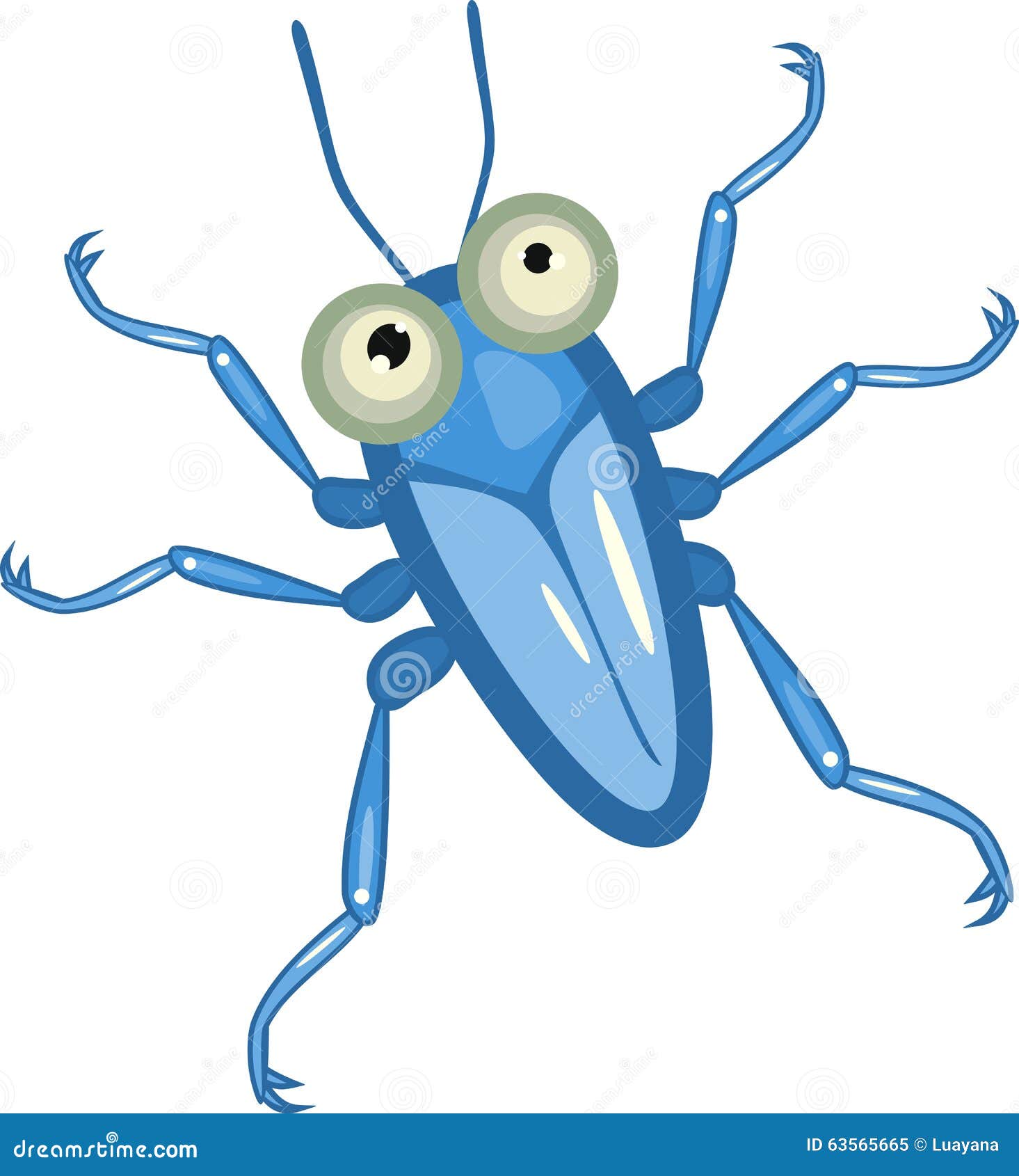 Blue Beetle Royalty-Free Cartoon | CartoonDealer.com #1946576