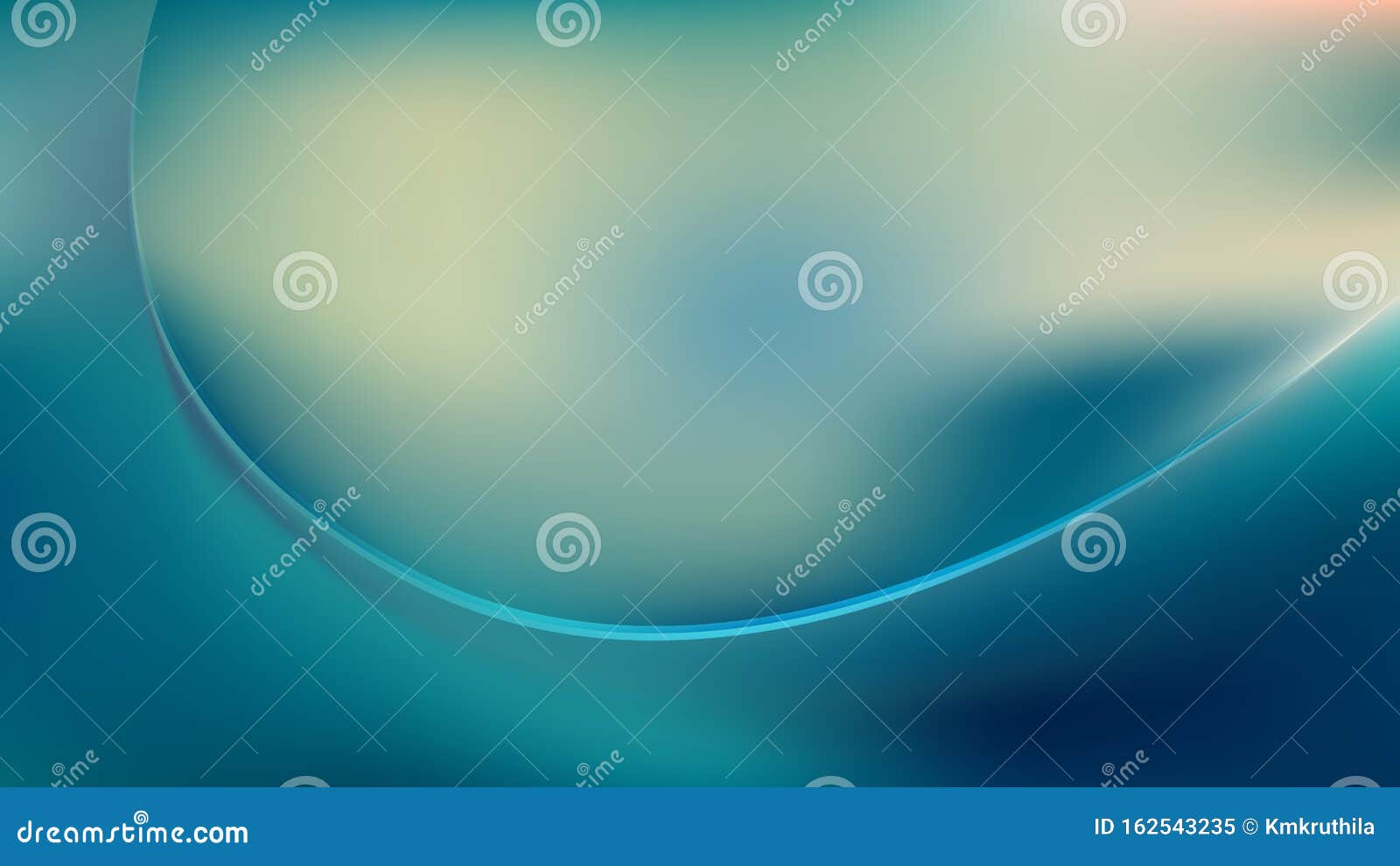 Blue and Beige Abstract Wave Background Vector Image Stock Vector ...