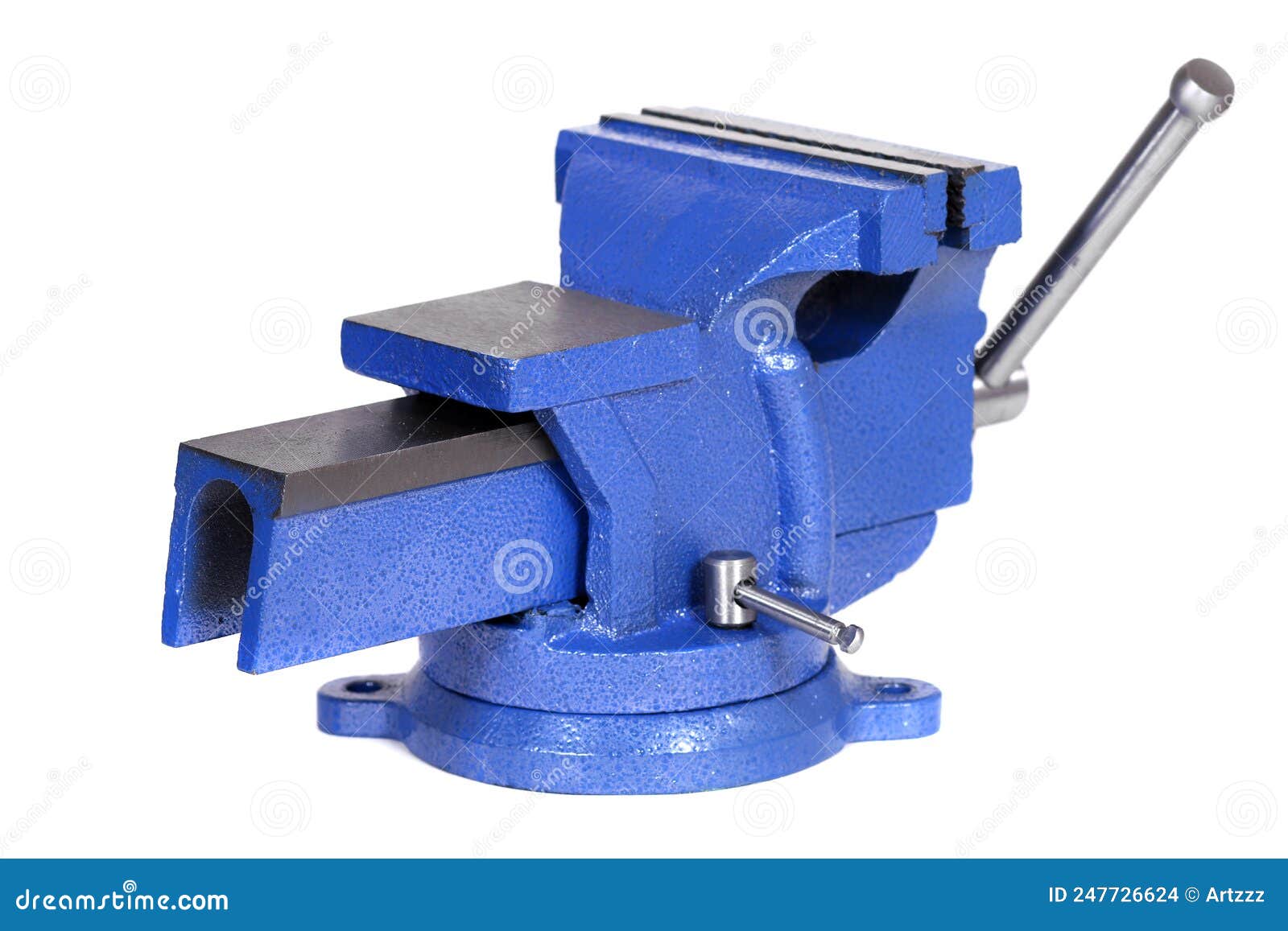 Bench vise stock photo. Image of clamp, lever, jaws - 247726624