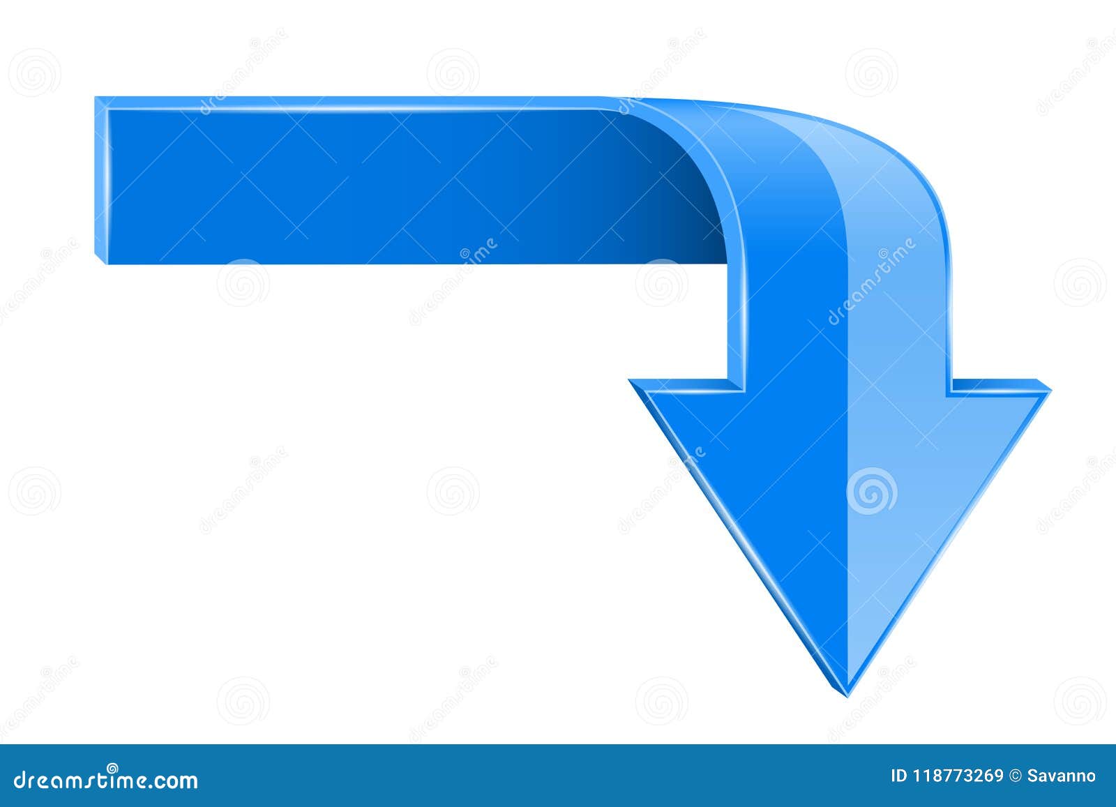 Bent Arrow Royalty-Free Stock Photography | CartoonDealer.com #2595083