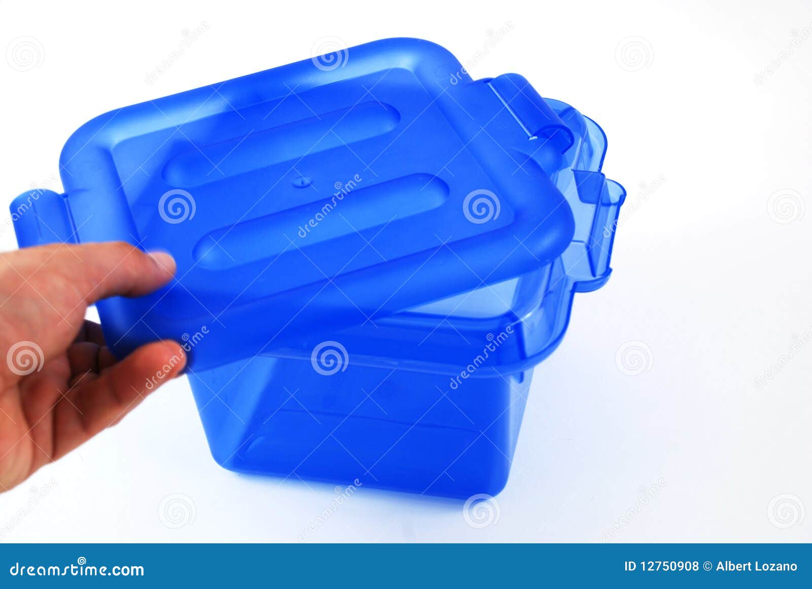 Blue bin stock photo. Image of clear, house, storing - 12750908