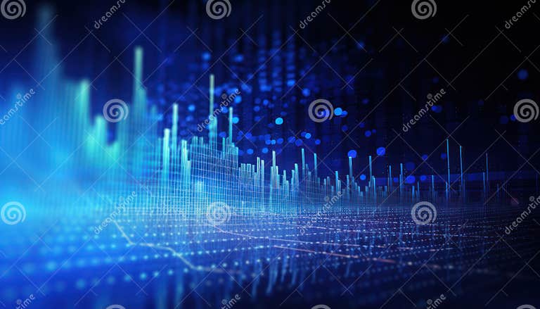 Blue Binary Code Abstract Binary Code Code Background Stock Illustration Illustration Of