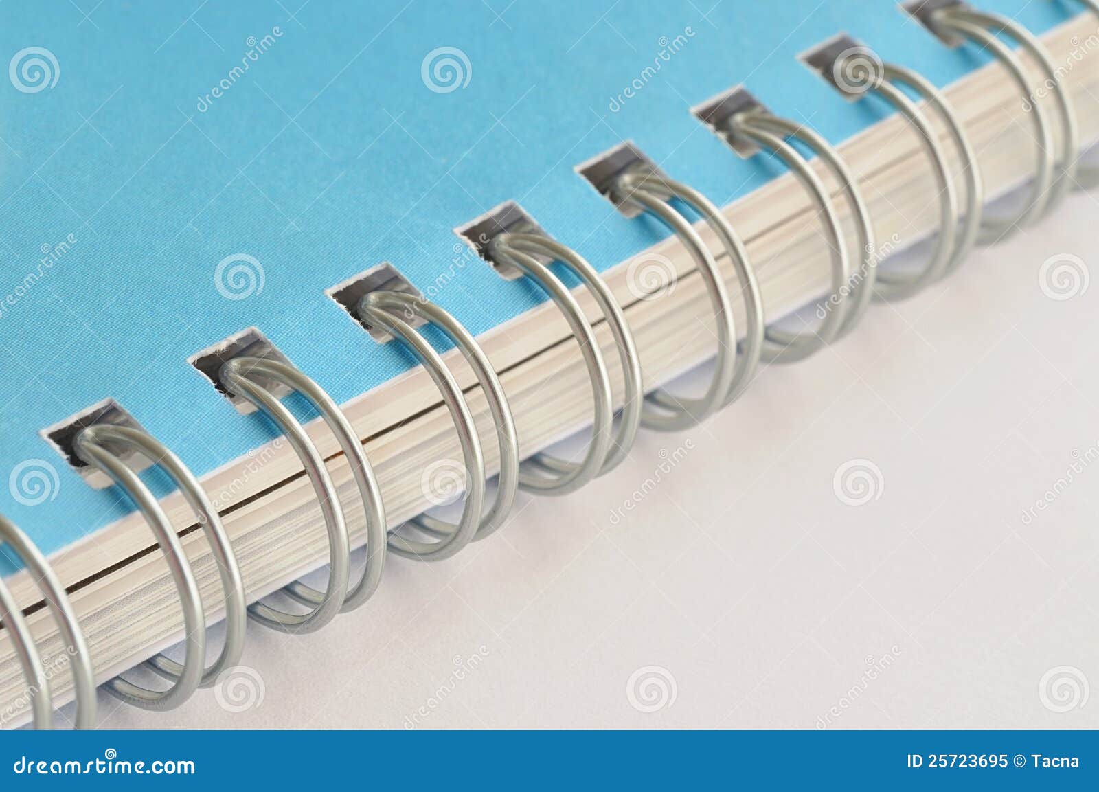 Blue binded notepad stock image. Image of small, binder - 25723695