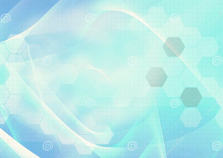 Blue biology background stock illustration. Illustration of abstract ...