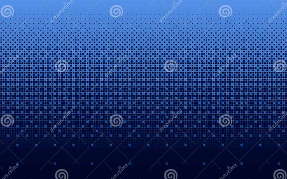 Blue Bitmap Texture, Abstract Pattern Halftone Vector Background ...