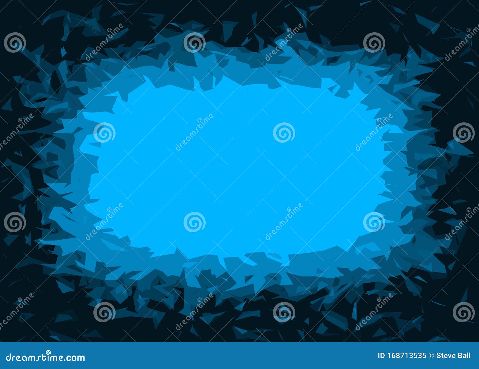 Jagged Border With White Frame Cartoon Vector | CartoonDealer.com #3330187