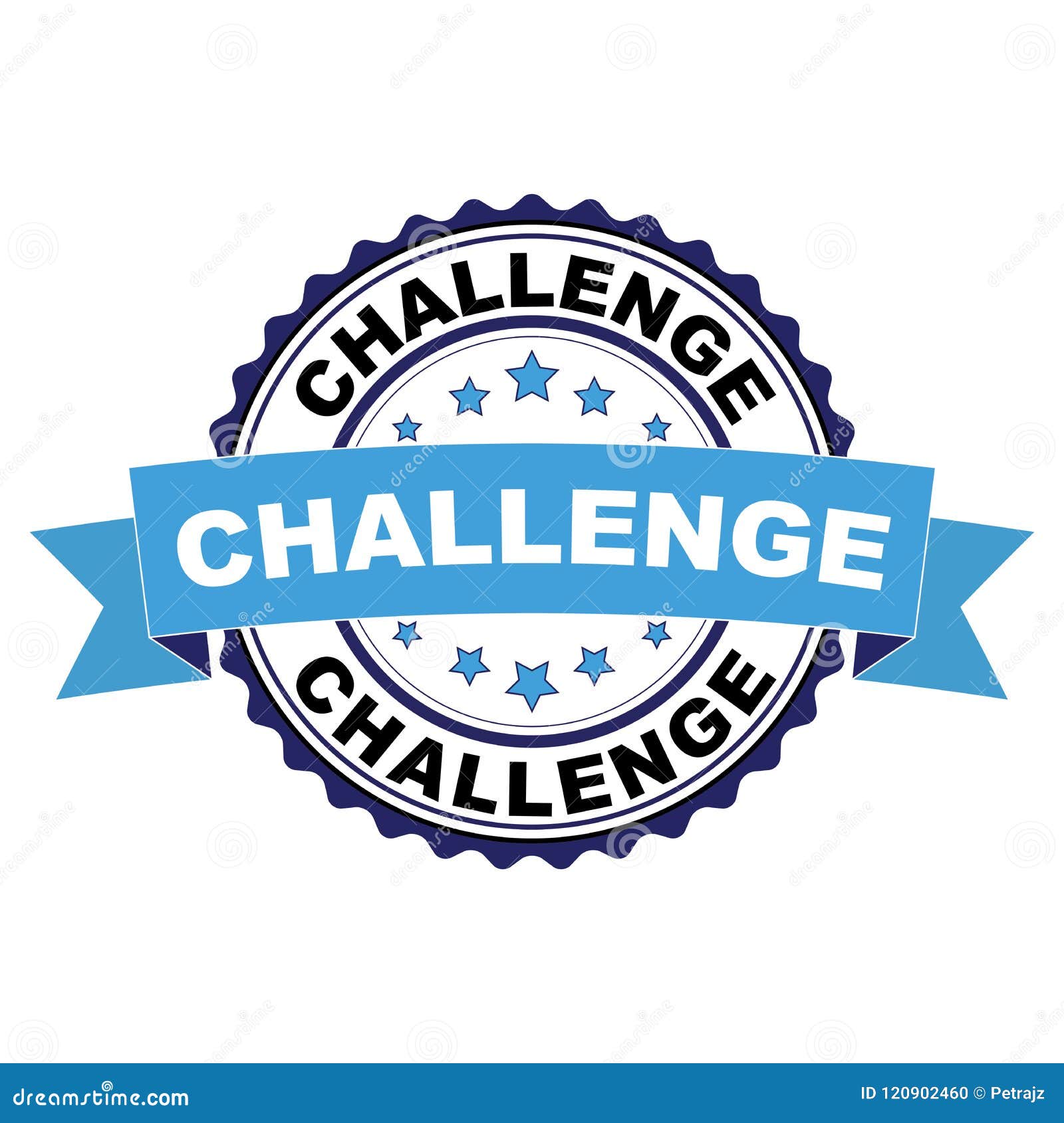 Rubber Stamp with Challenge Concept Stock Vector - Illustration of ...