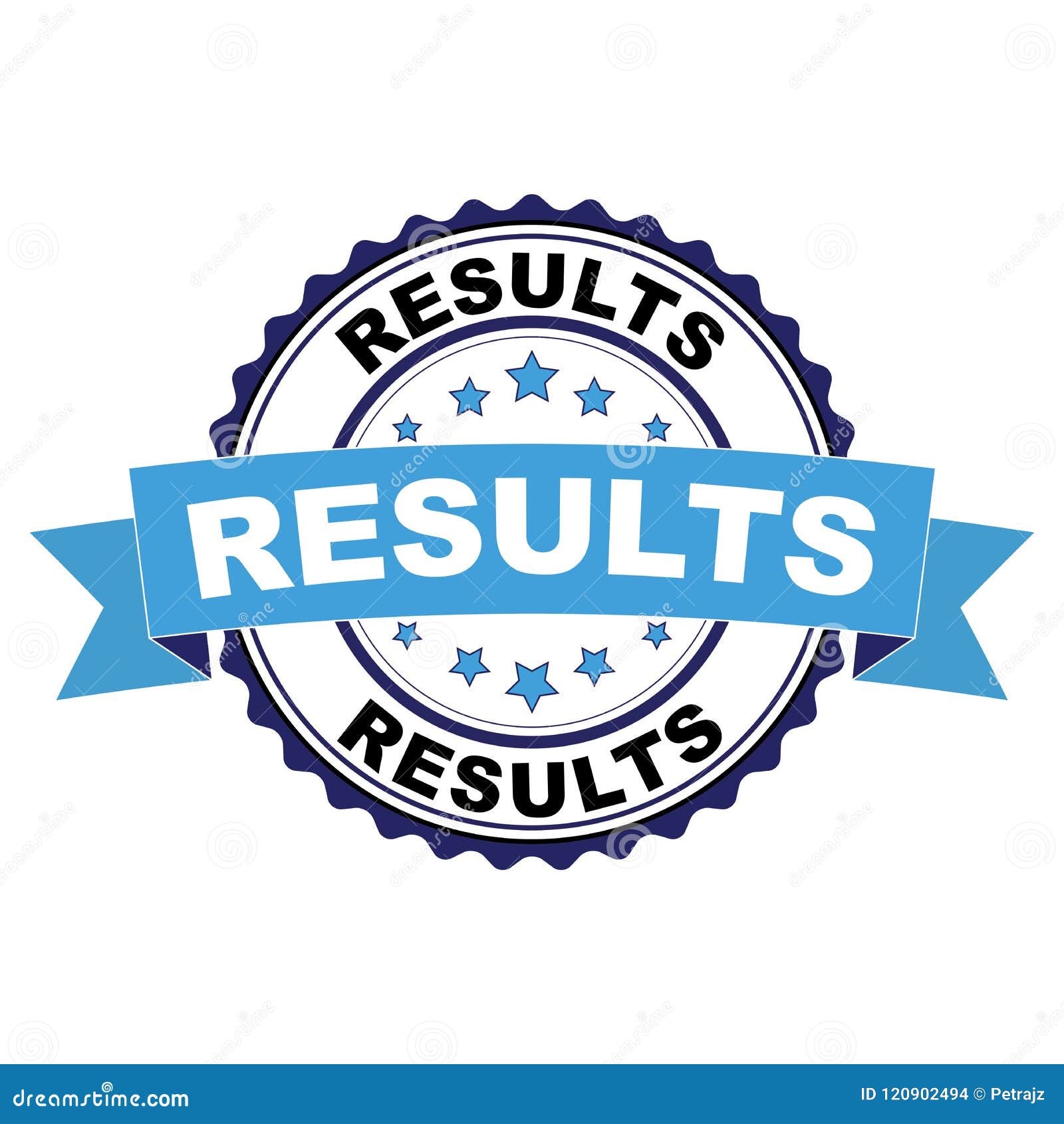 Rubber Stamp with Results Concept Stock Vector - Illustration of seal ...
