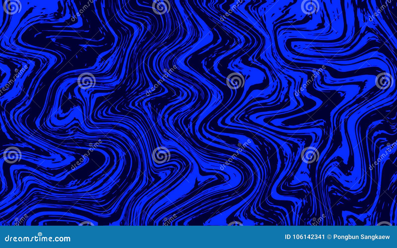 Blue and Black Seamless Marble Pattern Background Stock Illustration ...