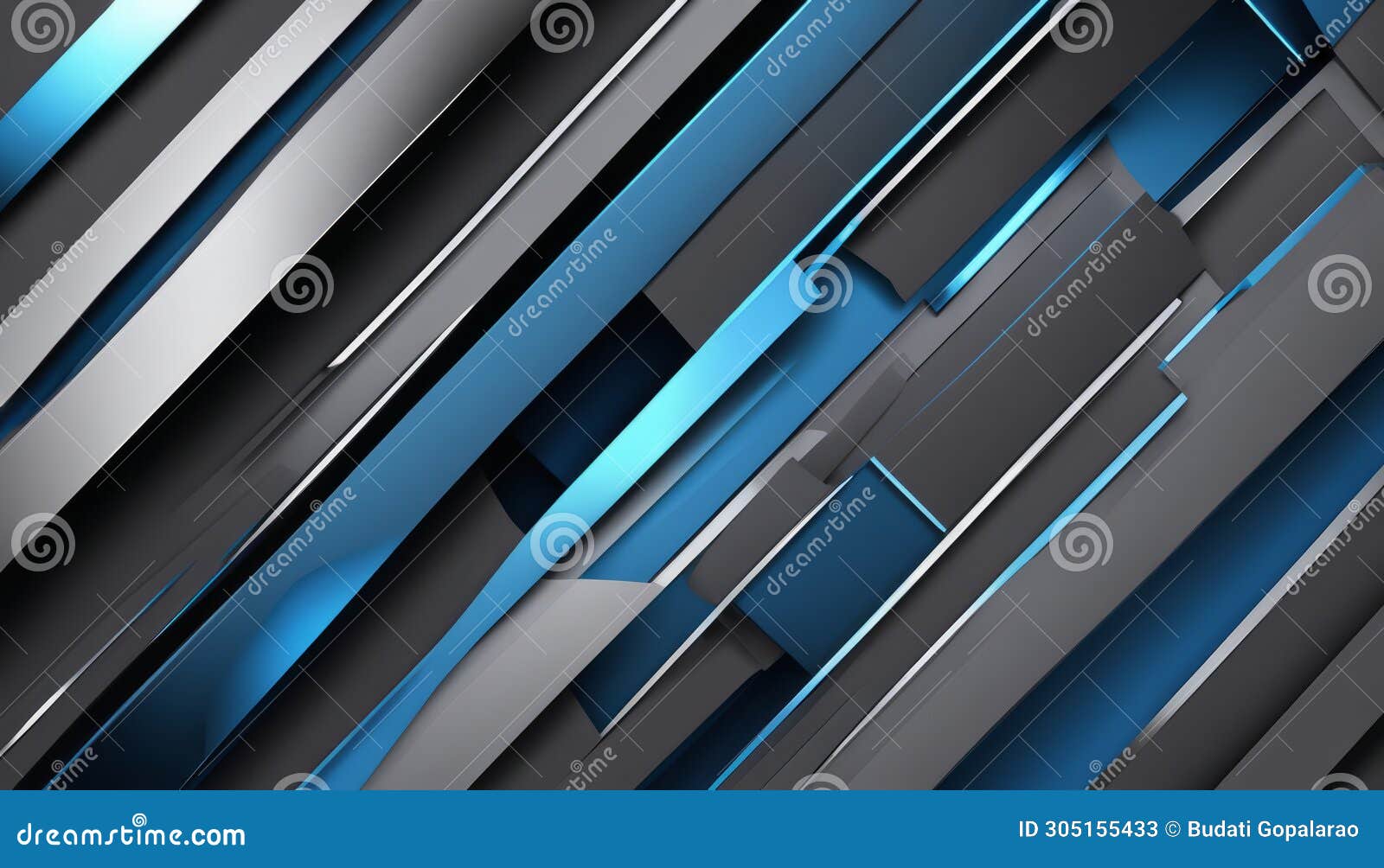 A Blue and Black Striped Background Stock Illustration - Illustration ...