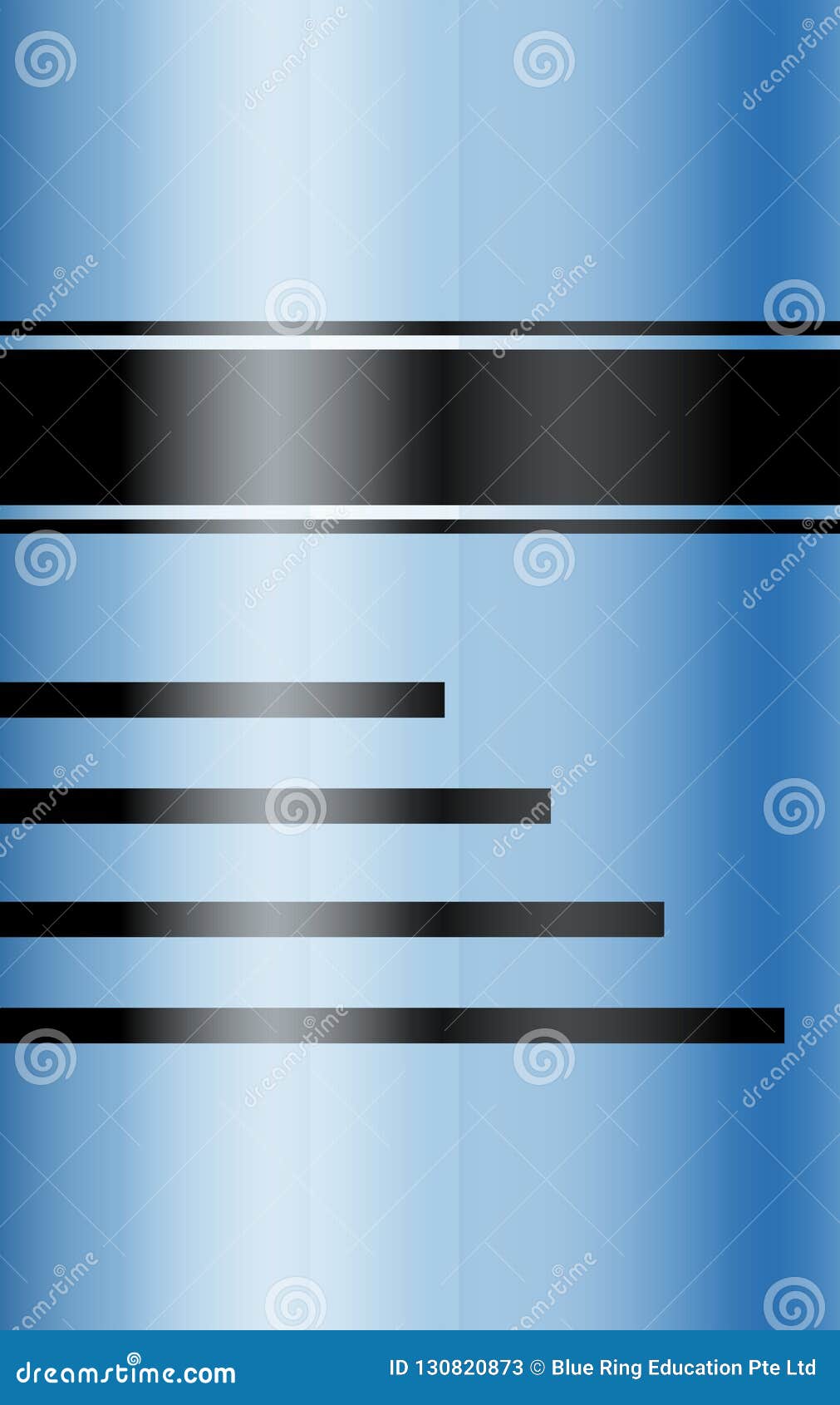 A blue blank template stock vector. Illustration of clip - 130820873