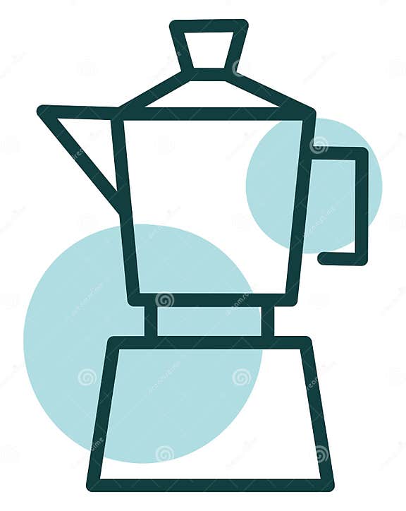 Blue blender, icon stock vector. Illustration of glass - 260378529