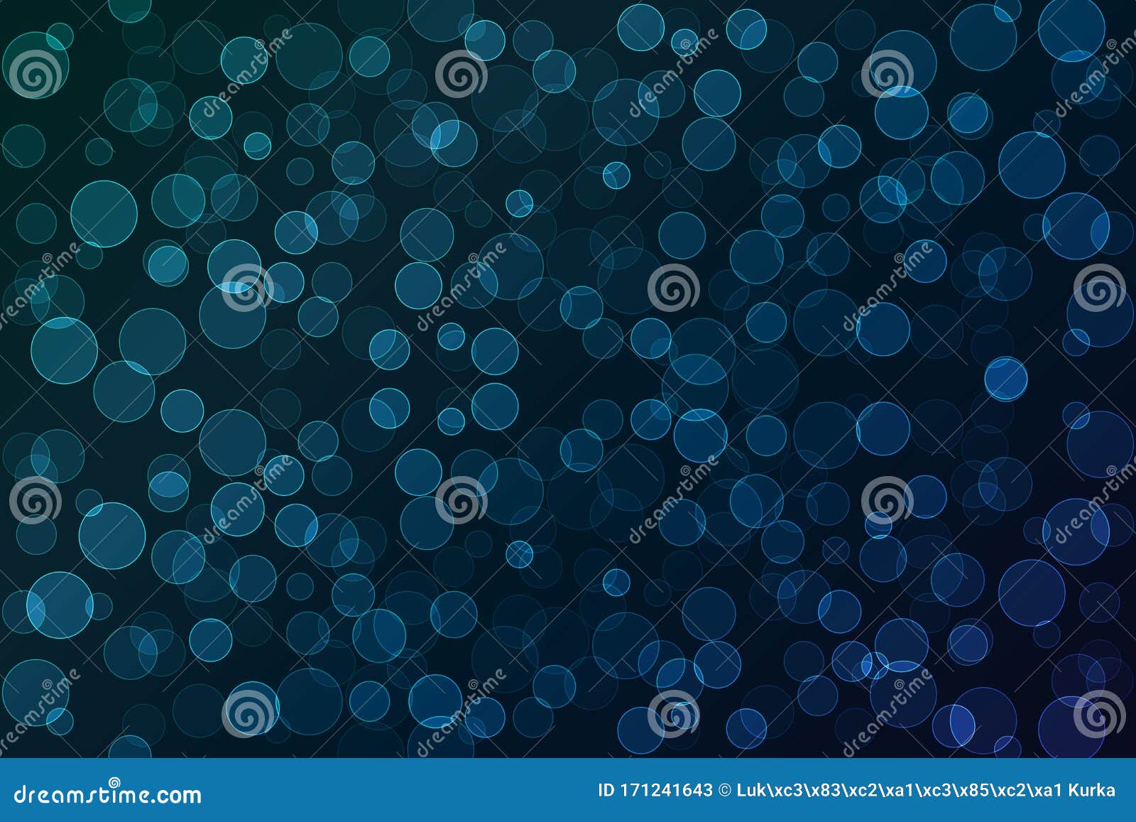 Blue Blitter Texture, Vector Bokeh Background, Magical Backdrop Stock ...
