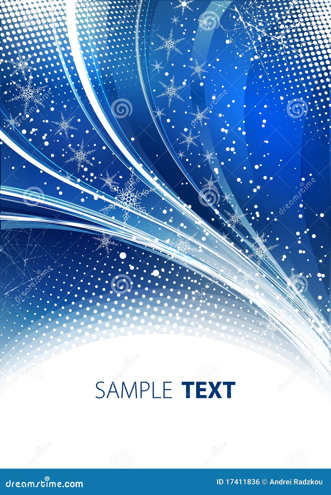 Blue blizzard stock vector. Illustration of futuristic - 17411836