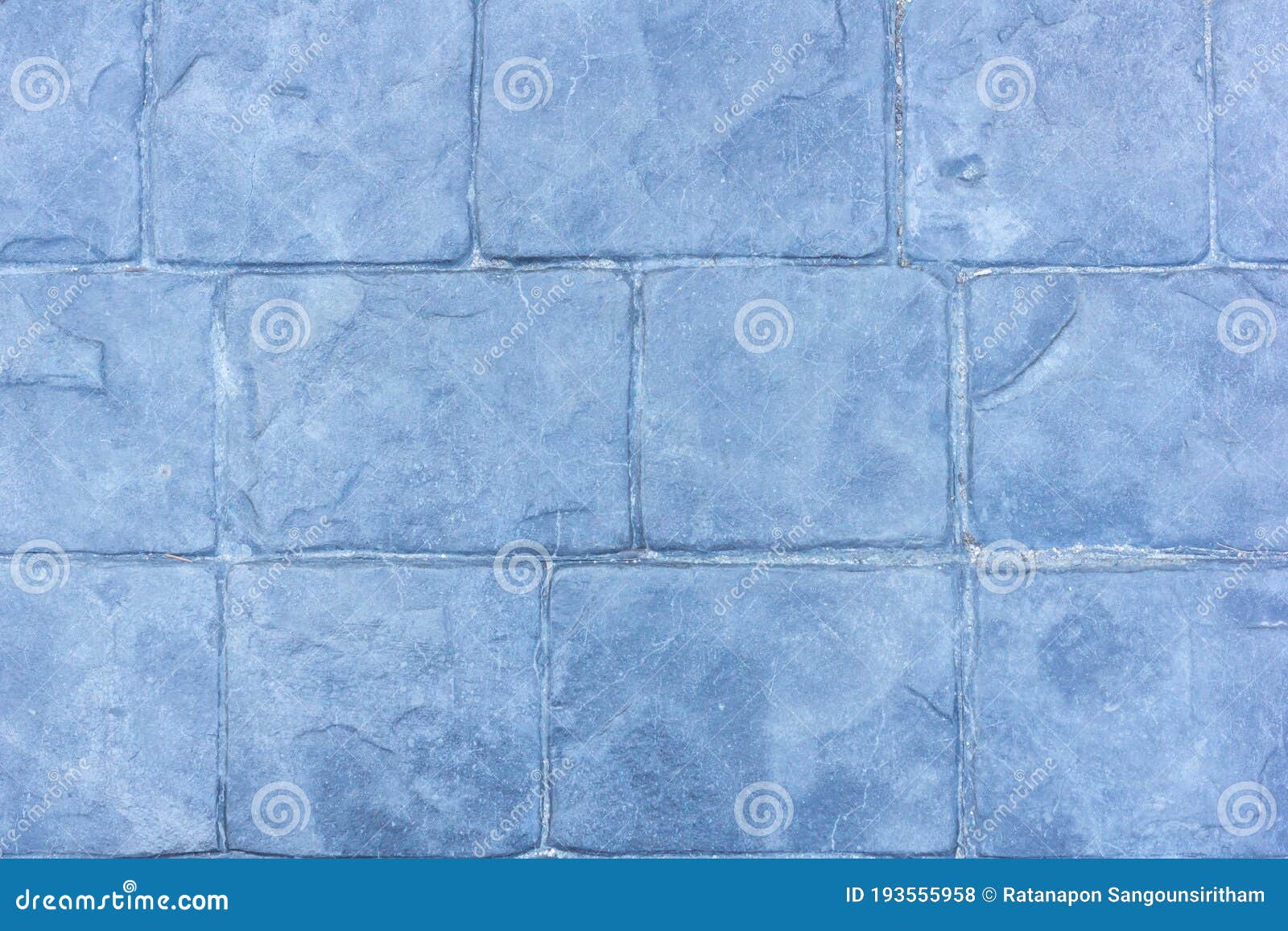 Blue Block Building Wall Background. Stock Photo - Image of abstract ...