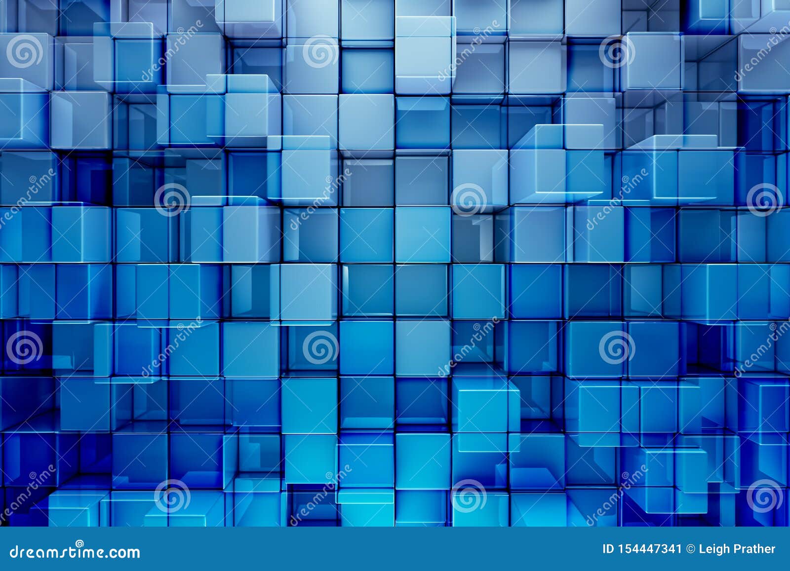 Blue Blocks Background Royalty-Free Stock Image | CartoonDealer.com ...