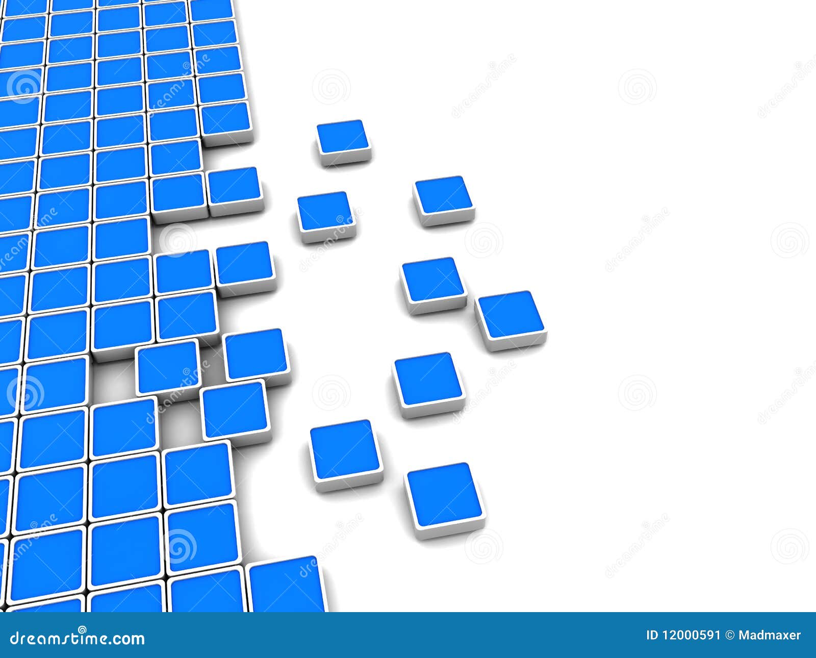 Blue blocks background stock illustration. Illustration of blue - 12000591