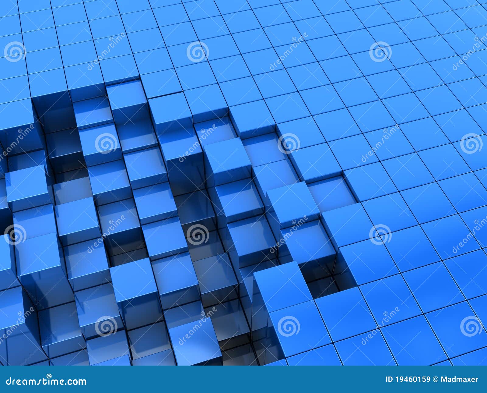 Blue blocks background stock illustration. Illustration of gloss - 19460159