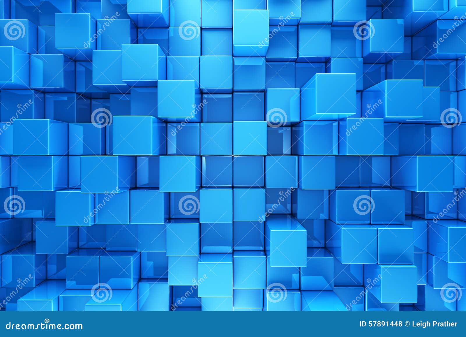 Blue Blocks Background Royalty-Free Stock Image | CartoonDealer.com ...