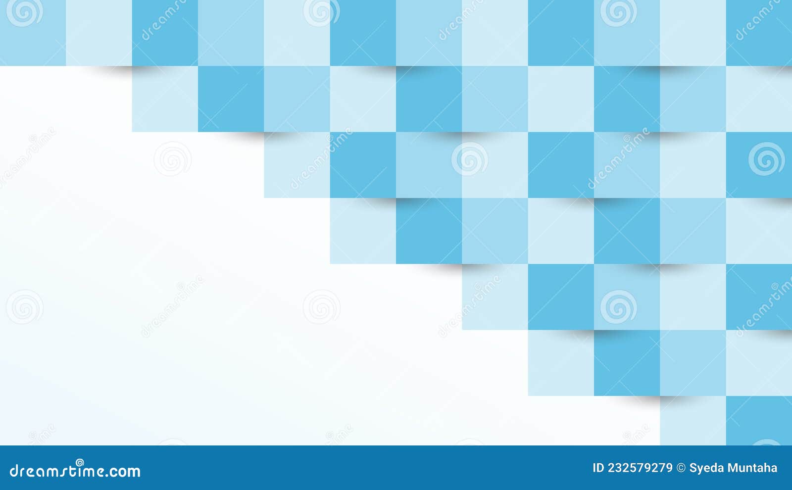 Blue Blocks Wall Background Stock Vector - Illustration of beautiful ...