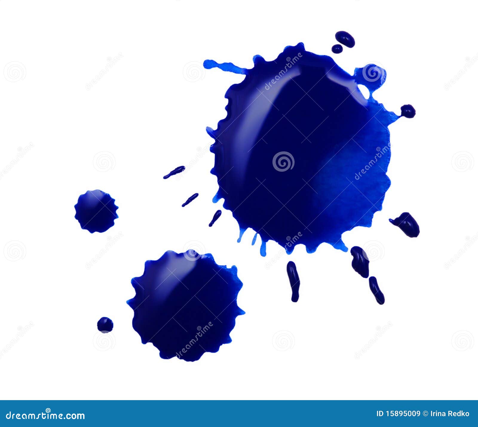 Blue blot stock illustration. Illustration of graphic - 15895009