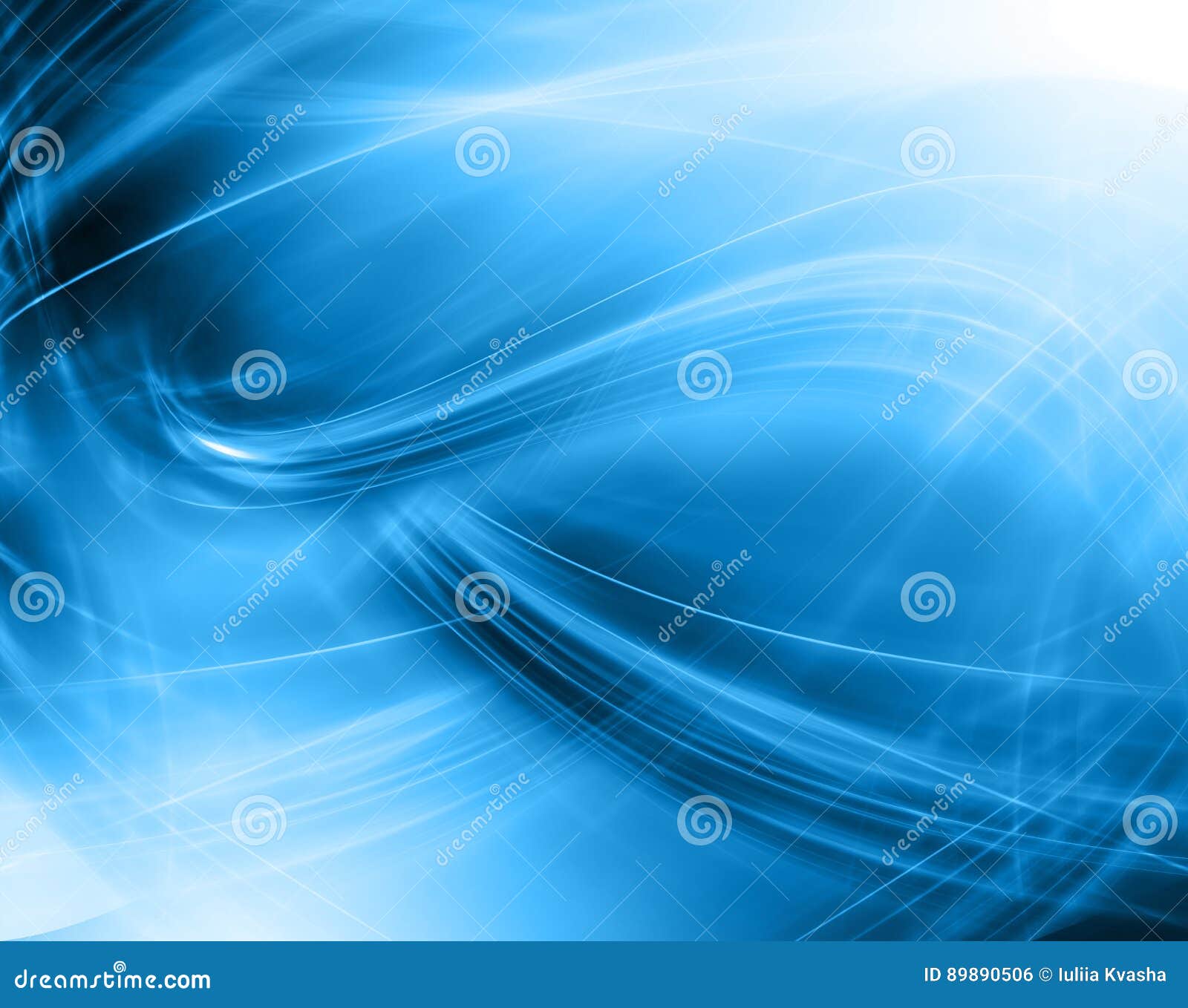 Blue Blur Abstract Background Stock Illustration - Illustration of ...