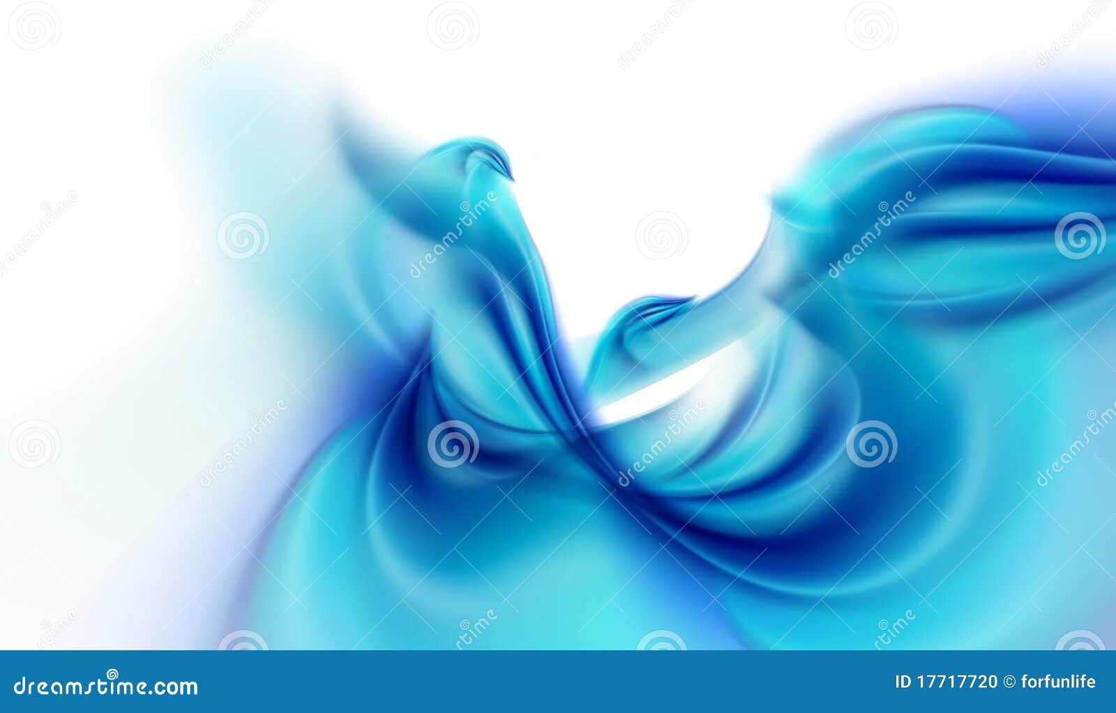 Blue Blur Shapes Background Stock Illustration - Illustration of ...