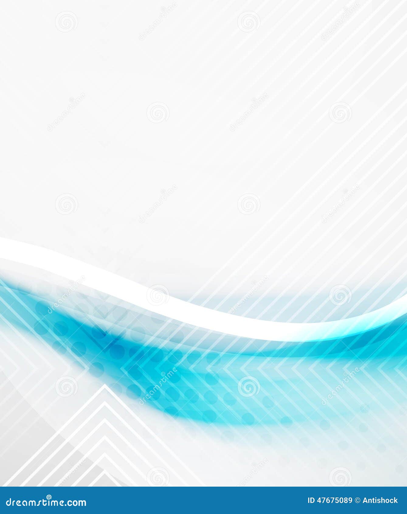 Blue Blurred Blank Business Layout Stock Vector - Illustration of ...