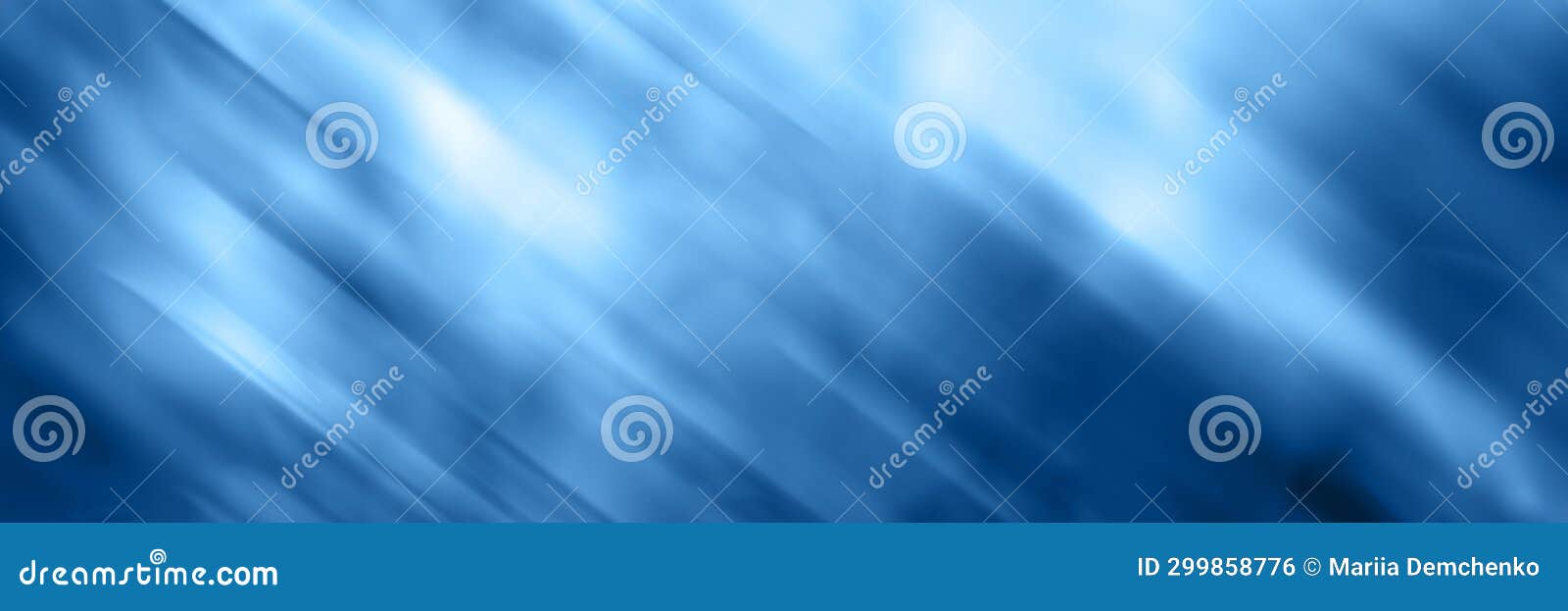 Blue Blurred Gradient Background Banner Stock Photo - Image of bright ...