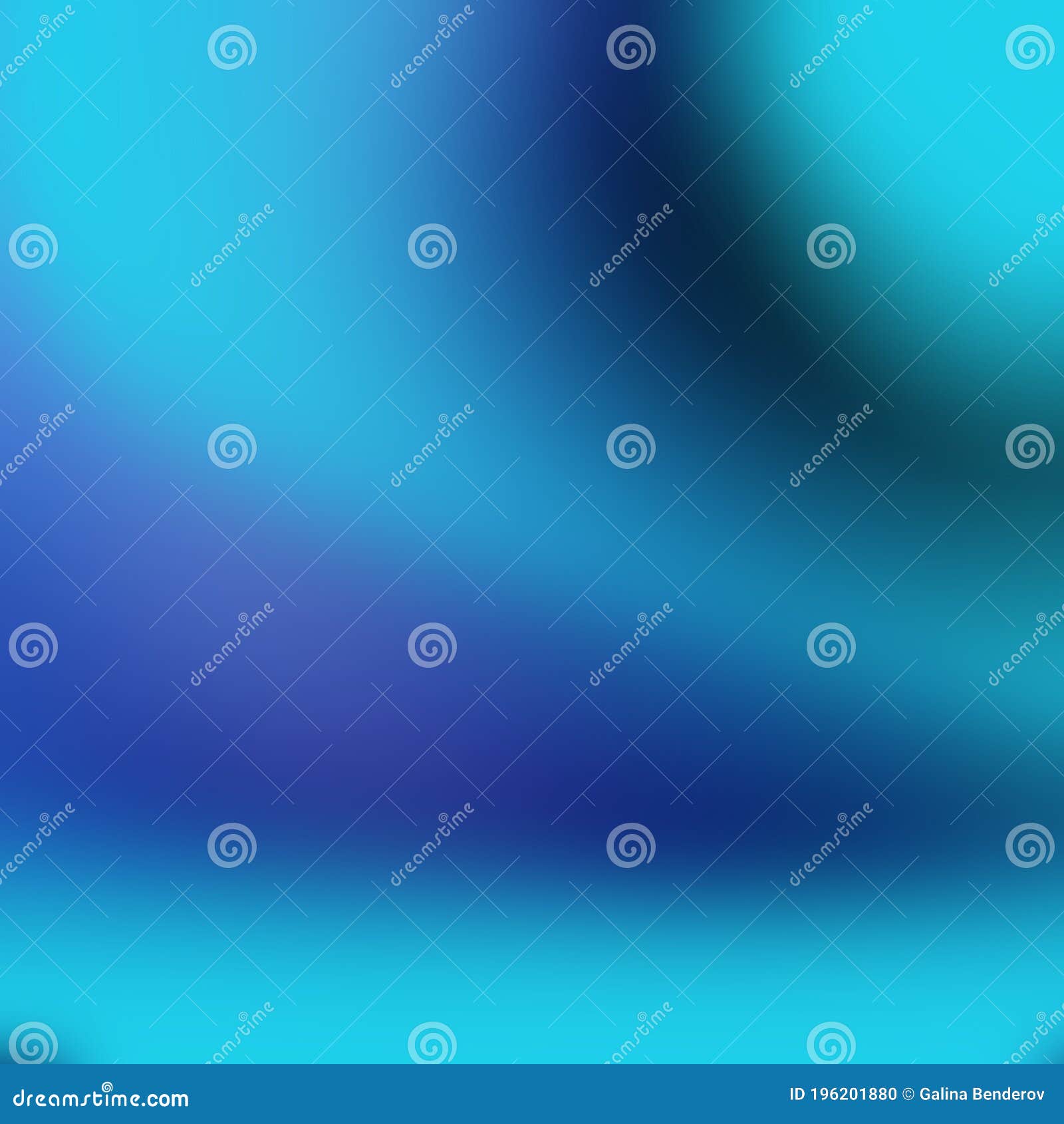 Blue Blurred Gradient Background with Highlights. Cold Shades. Stock ...