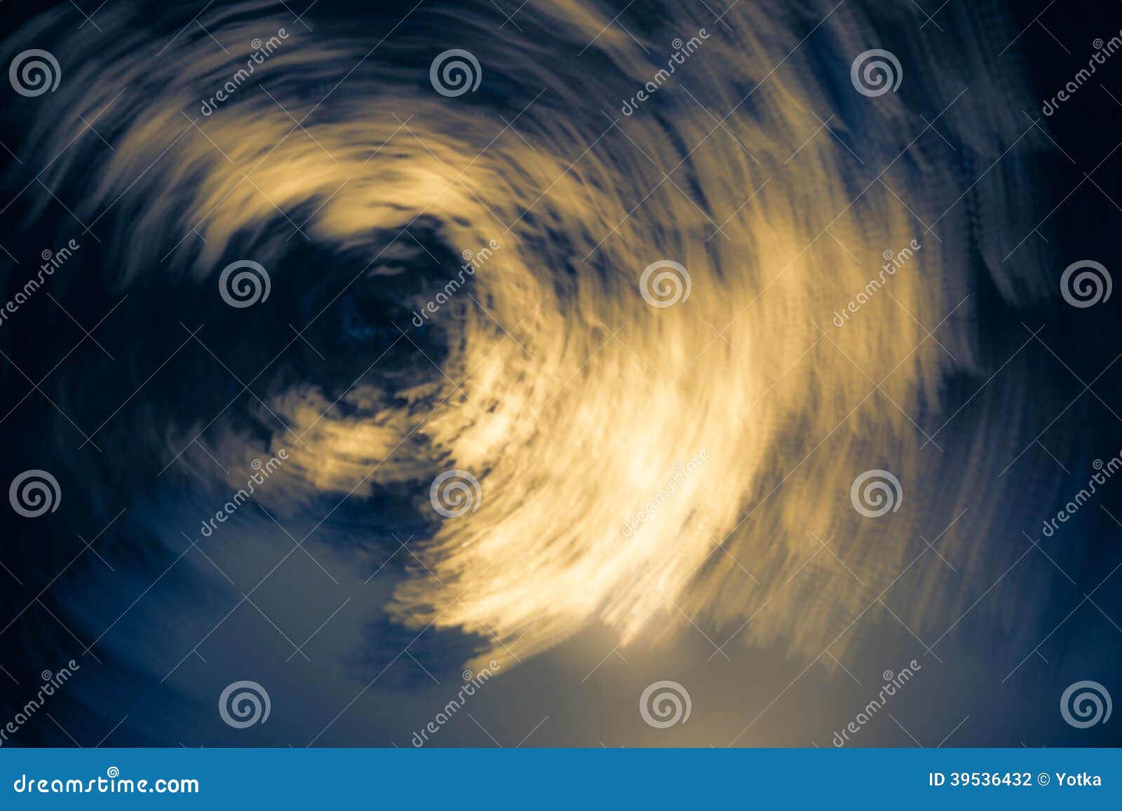 Blue Blurry Round Shapes Abstract Background Stock Illustration ...