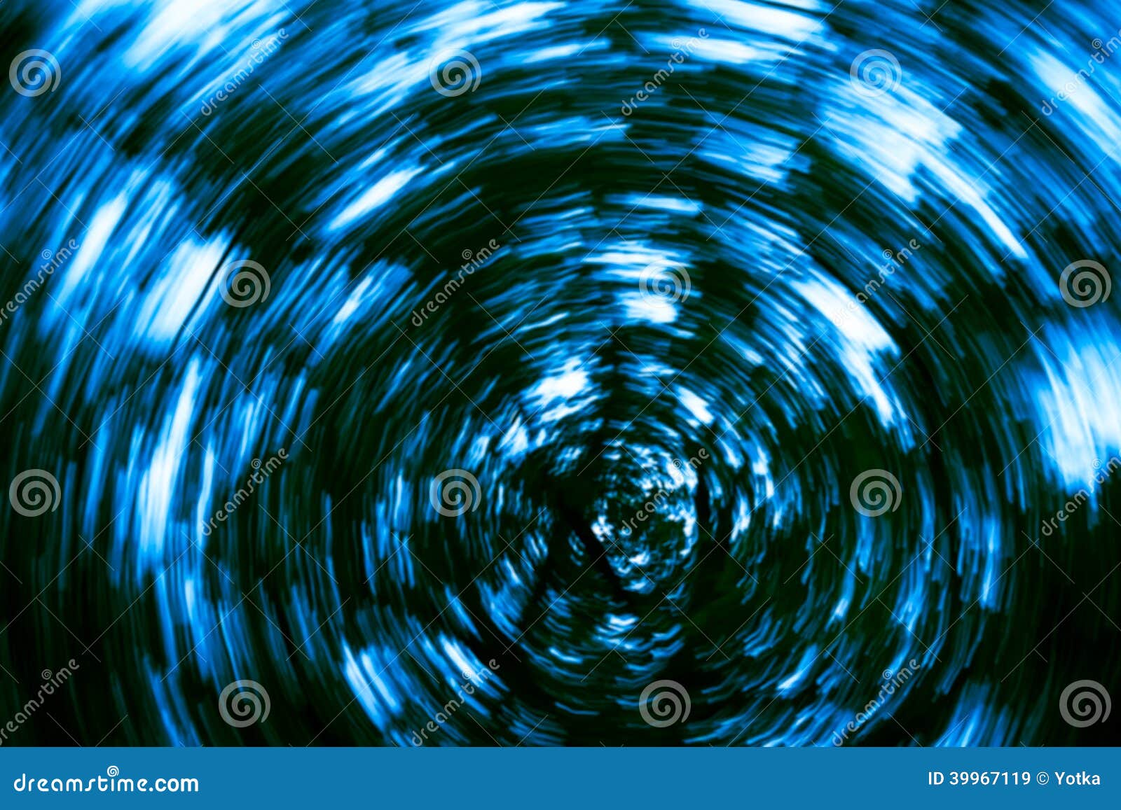 Blue Blurry Round Shapes Abstract Background Stock Illustration ...