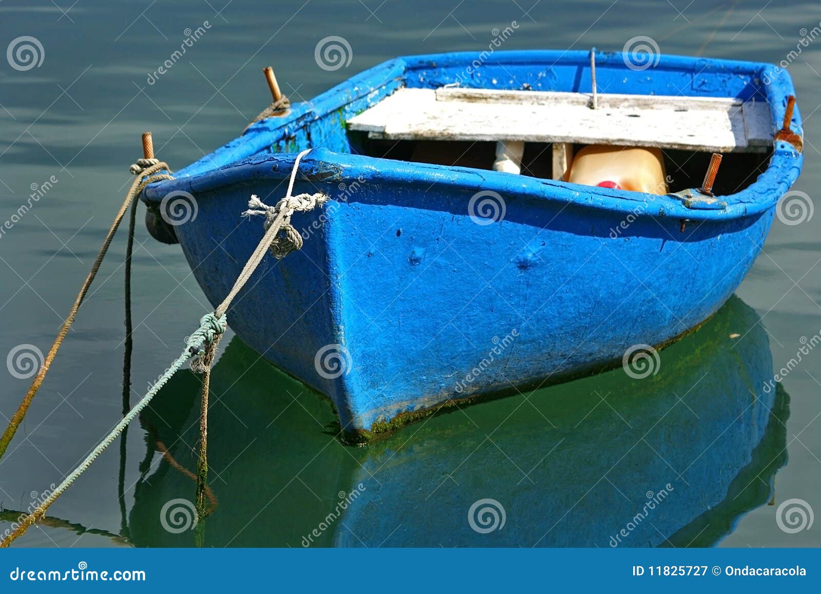 Blue boat stock image. Image of summer, radar, cantabrian - 11825727